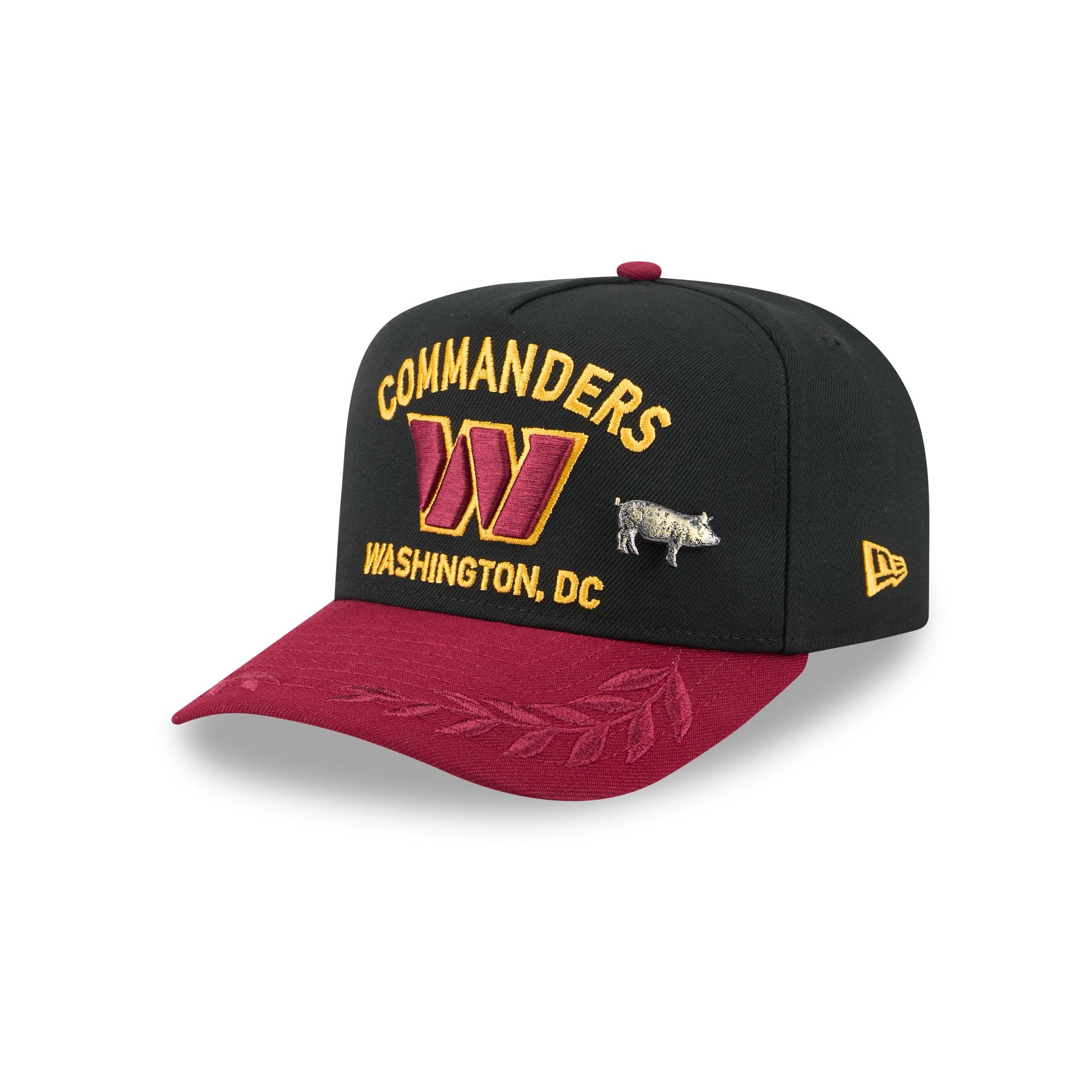 Washington Commanders 2025 Draft Black 59FIFTY A-Frame Fitted Hat – New ...