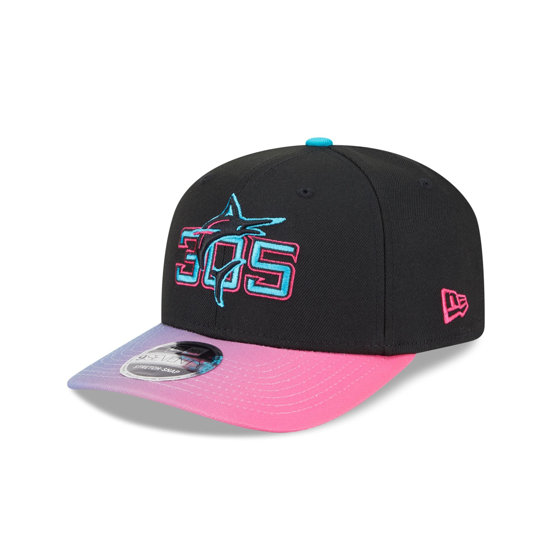 Miami Marlins City Connect 9SEVENTY Stretch-Snap Hat – New Era Cap