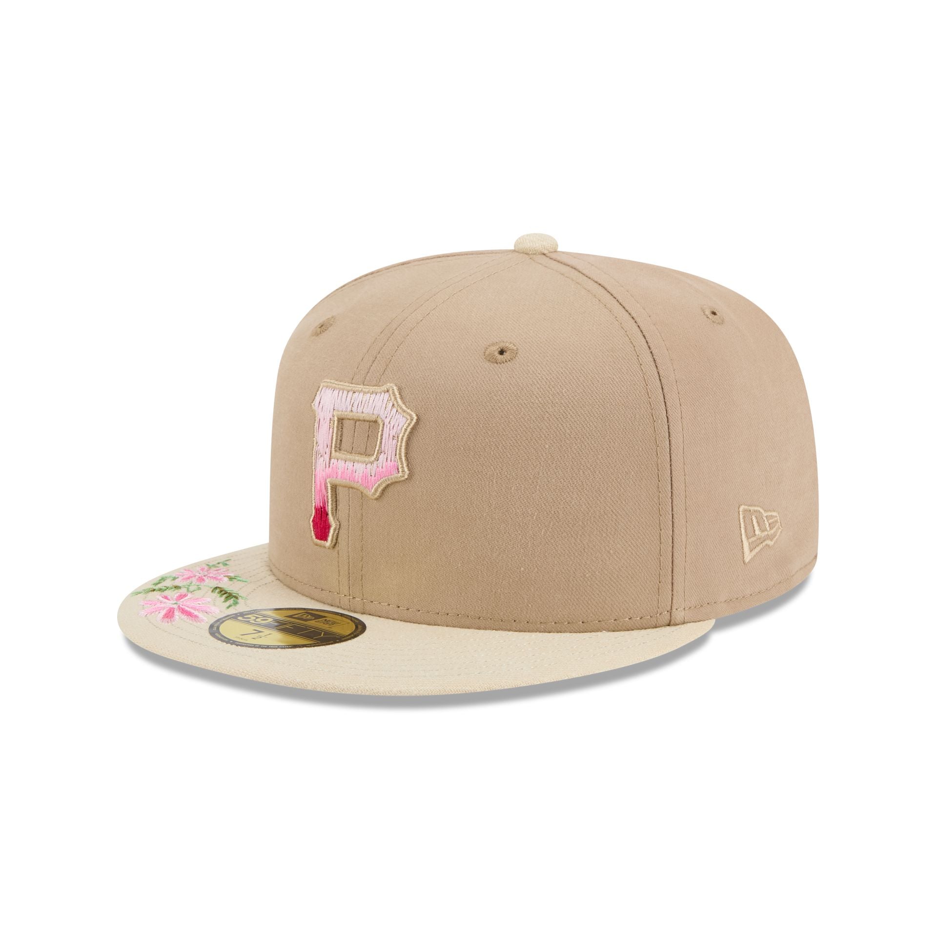 Pittsburgh Pirates Hand Stitched Floral 59FIFTY Fitted Hat – New Era Cap