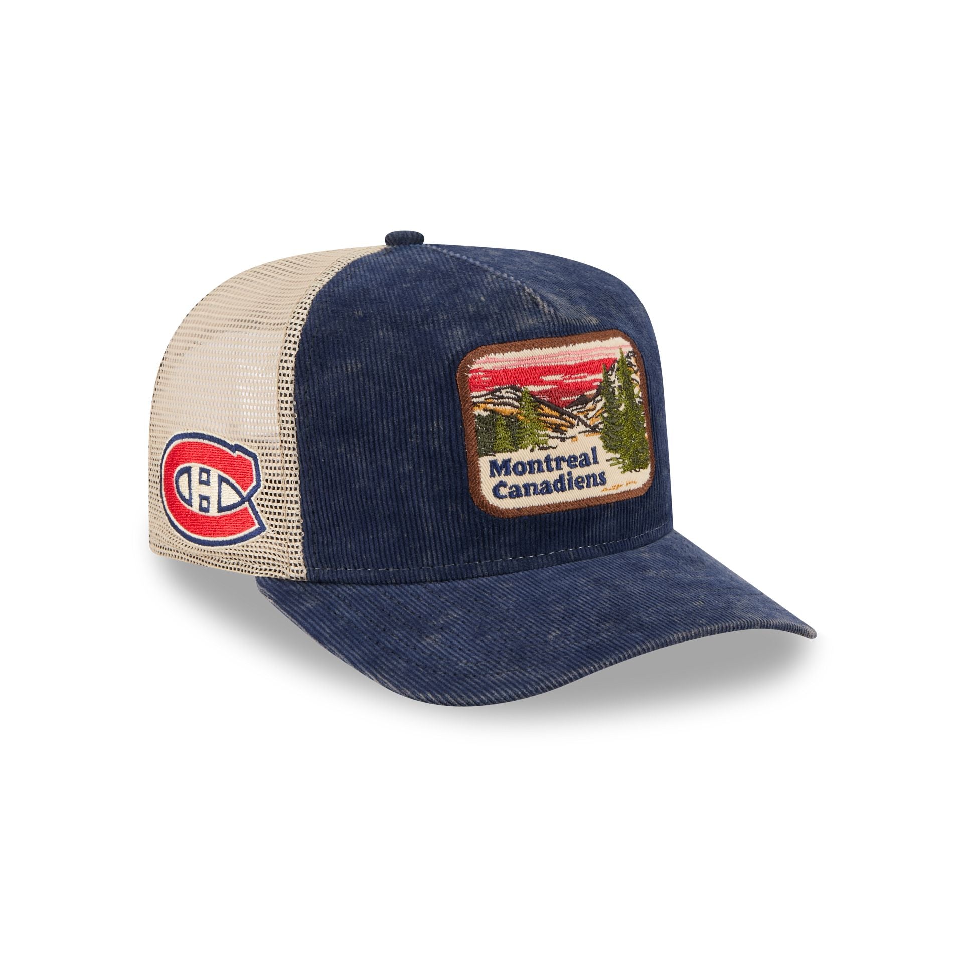Montreal Canadiens Vintage Landscape 9FIFTY A-Frame Trucker Hat – New ...