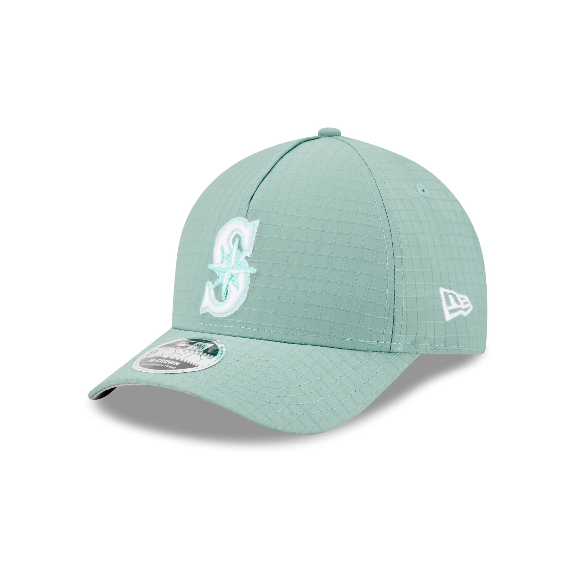 Seattle Mariners Green Ripstop 9FORTY M-Crown A-Frame Snapback Hat ...