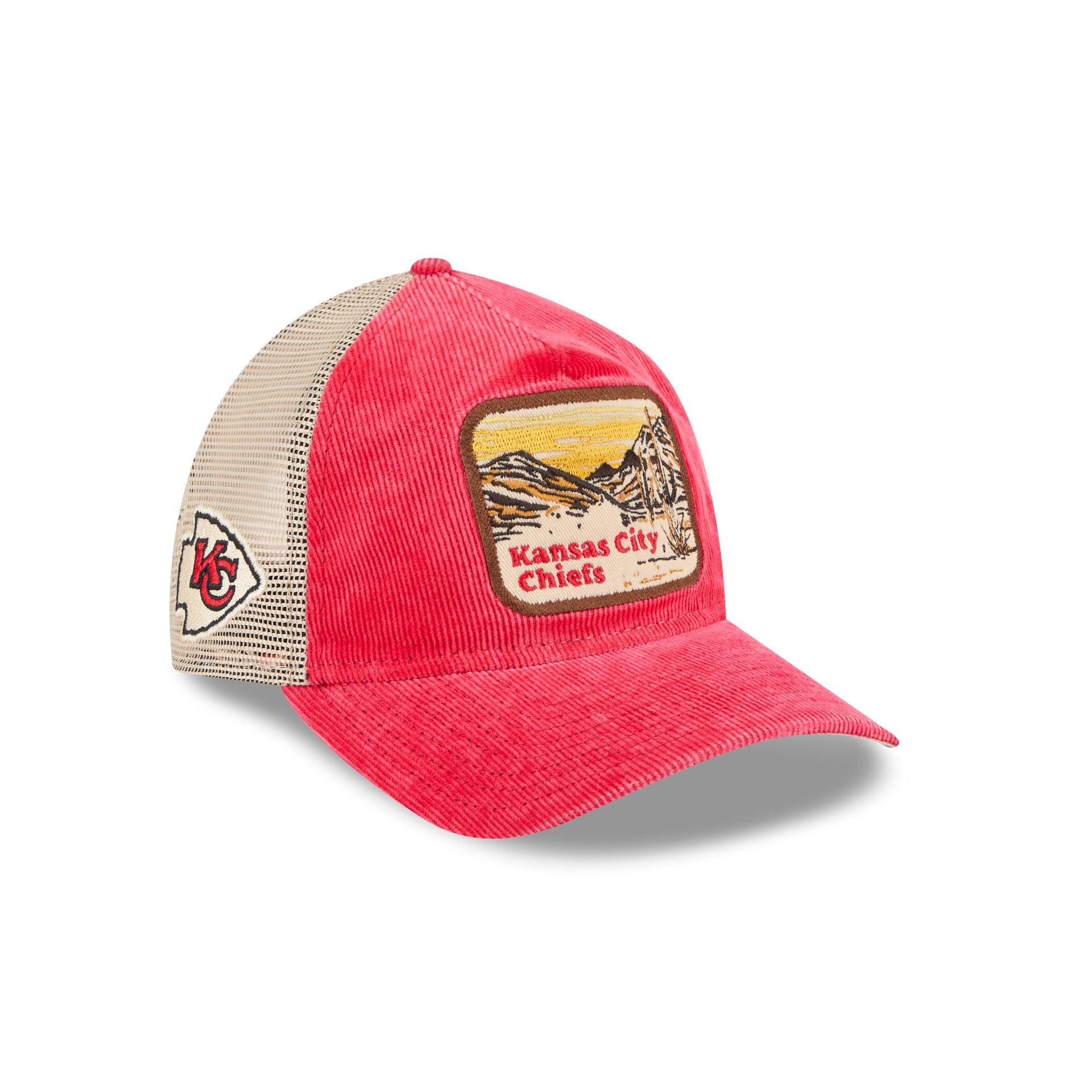 Kansas City Chiefs Vintage Landscape 9TWENTY A-Frame Trucker Hat – New ...