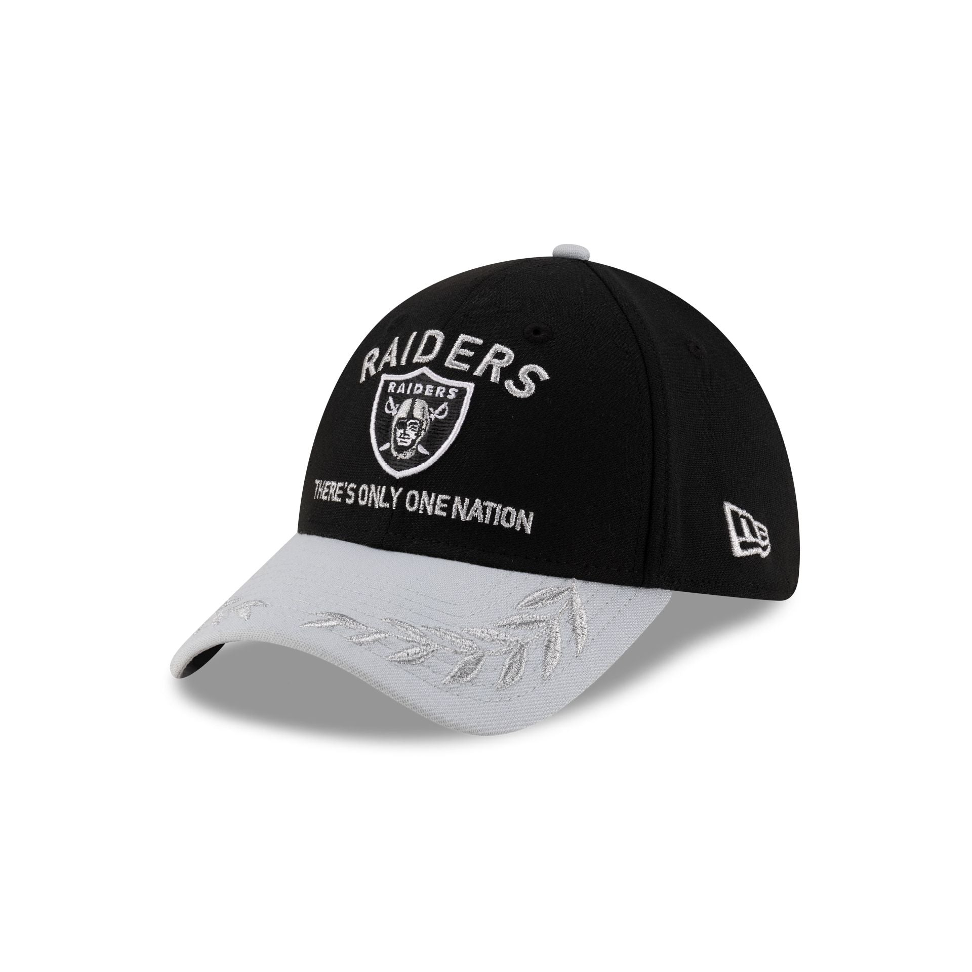 Las Vegas Raiders 2025 Draft 39THIRTY Stretch Fit Hat – New Era Cap