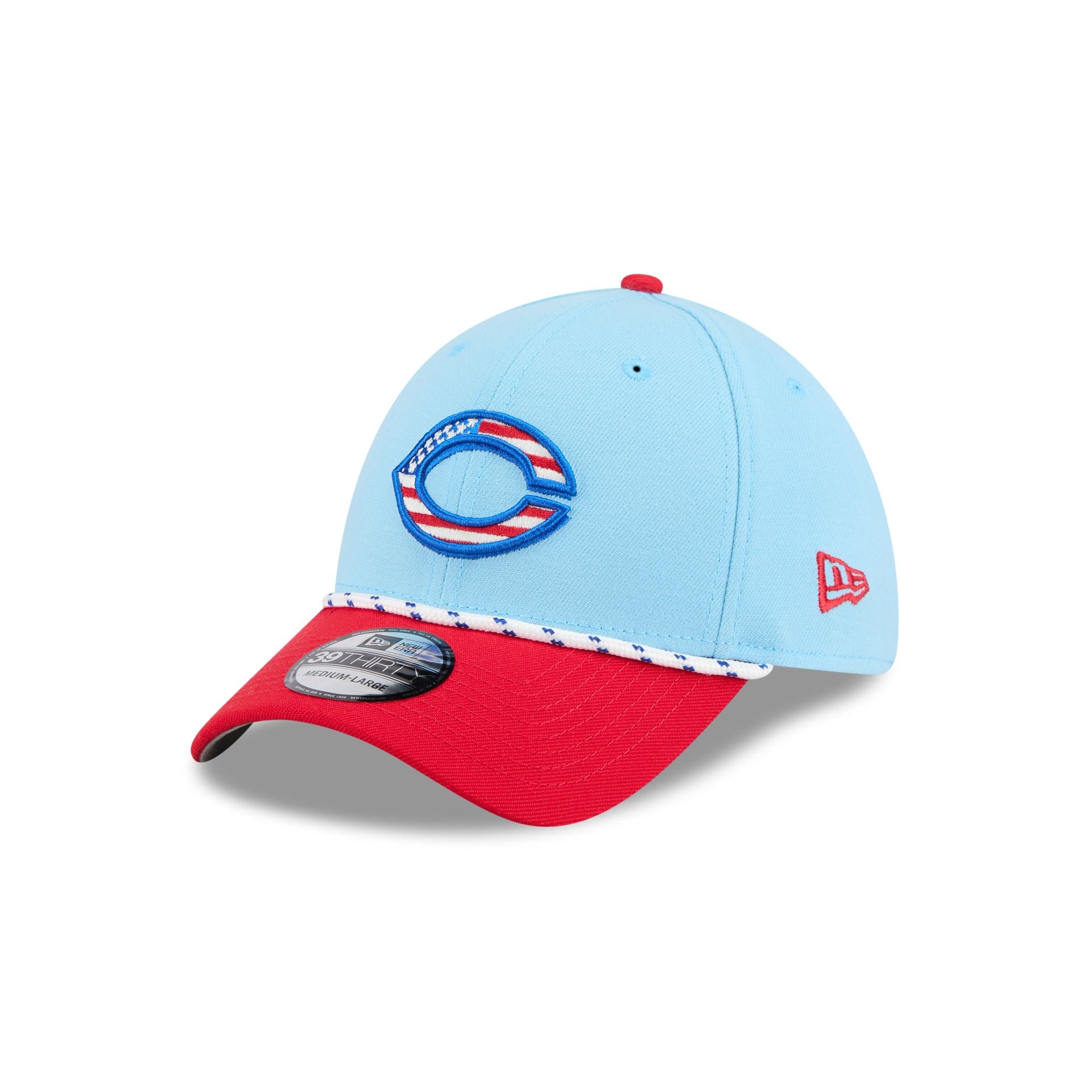 Cincinnati Reds Independence Day 2025 39THIRTY Stretch Fit Hat – New ...