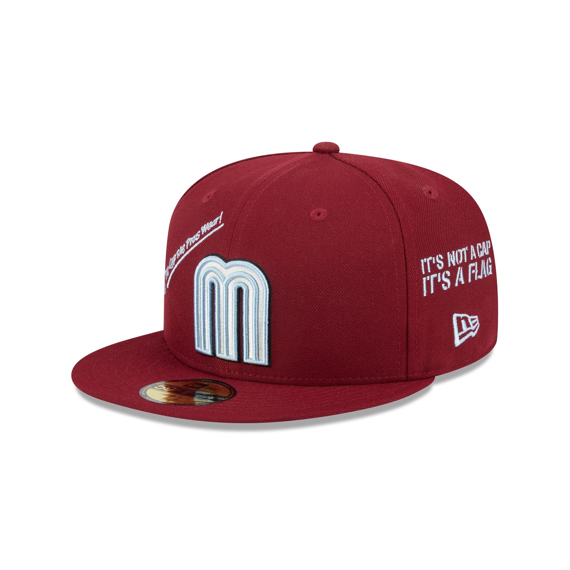 Mexico Baseball New Era Anniversary Logos Maroon 59FIFTY Fitted Hat ...