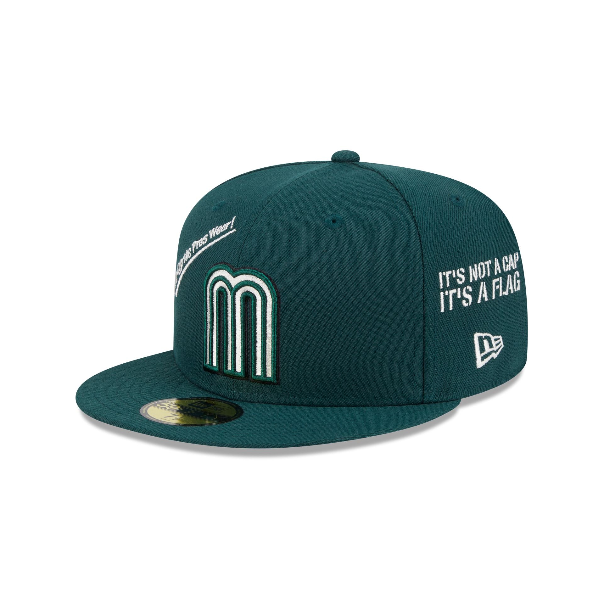 Mexico Baseball New Era Anniversary Logos Green 59FIFTY Fitted Hat ...