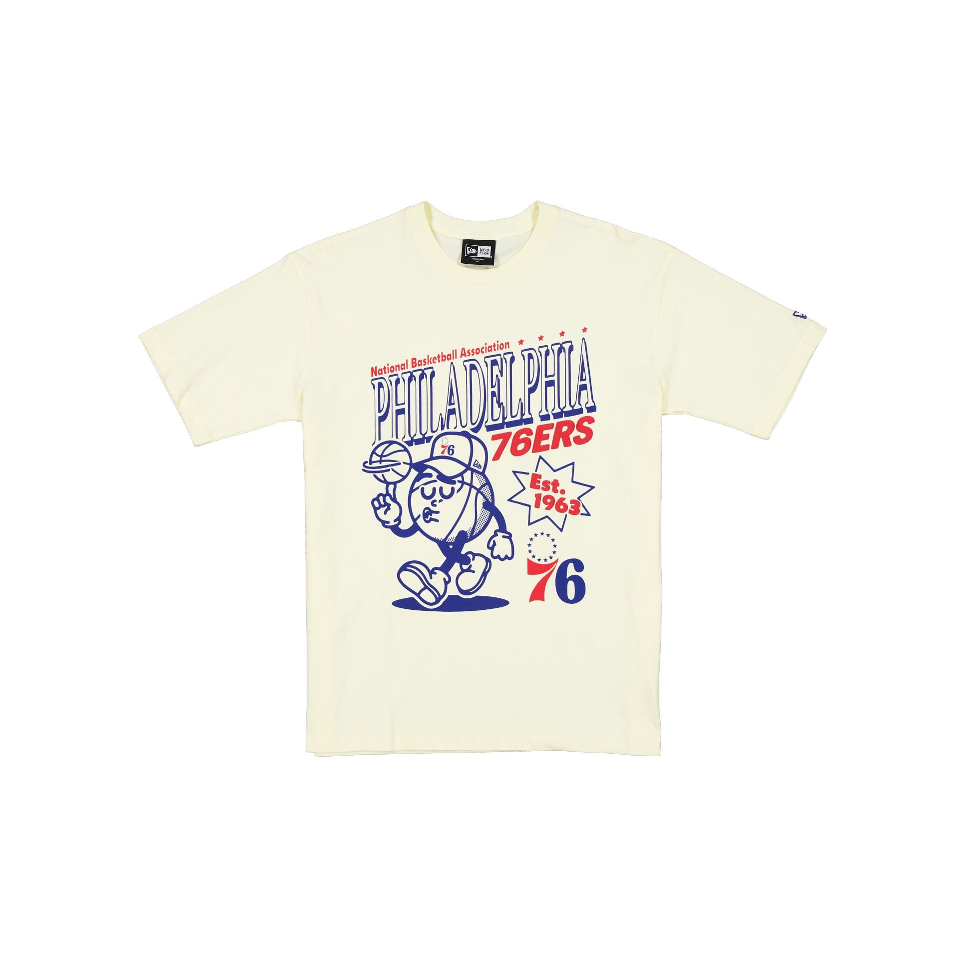 Philadelphia 76ers Sport Classics Chrome White T-Shirt – New Era Cap