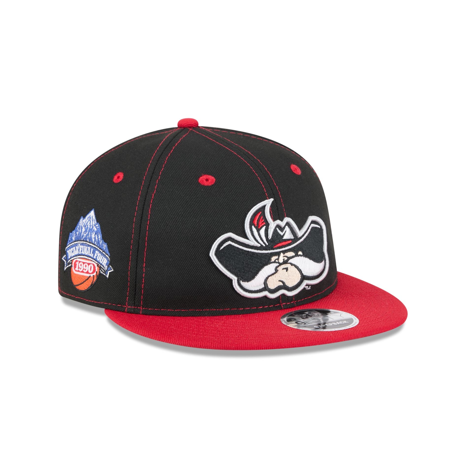 UNLV Runnin' Rebels Tournament Side Patch Retro Crown 9FIFTY Strapback ...