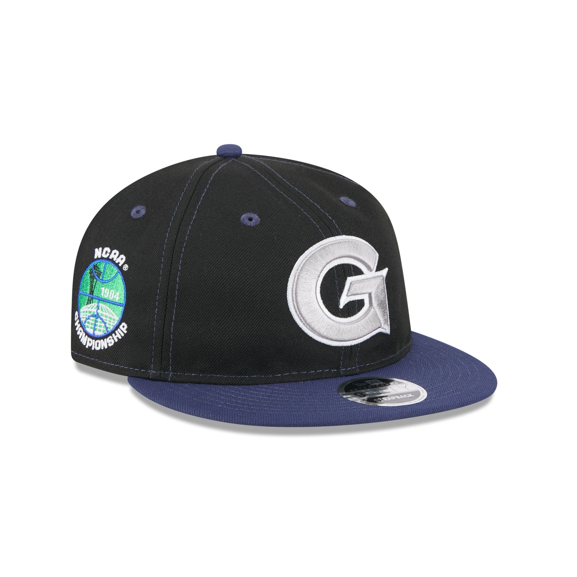 Georgetown Hoyas Tournament Side Patch Retro Crown 9FIFTY Strapback Ha ...