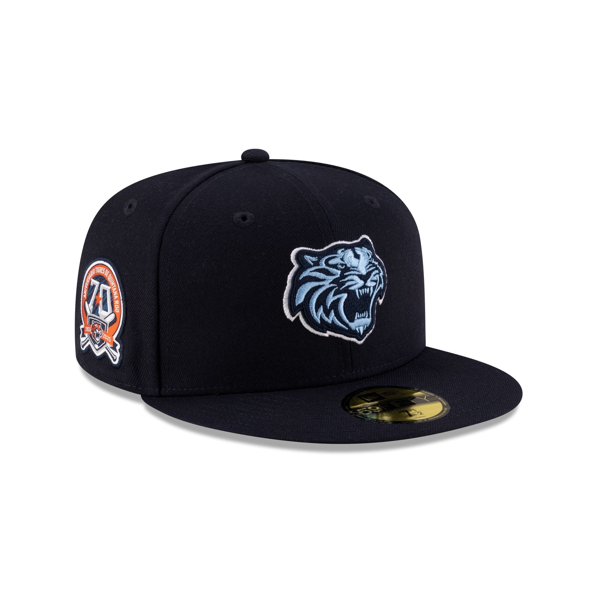 Tigres de Quintana Roo LMB 100th Anniversary Alt Navy 59FIFTY Fitted H ...