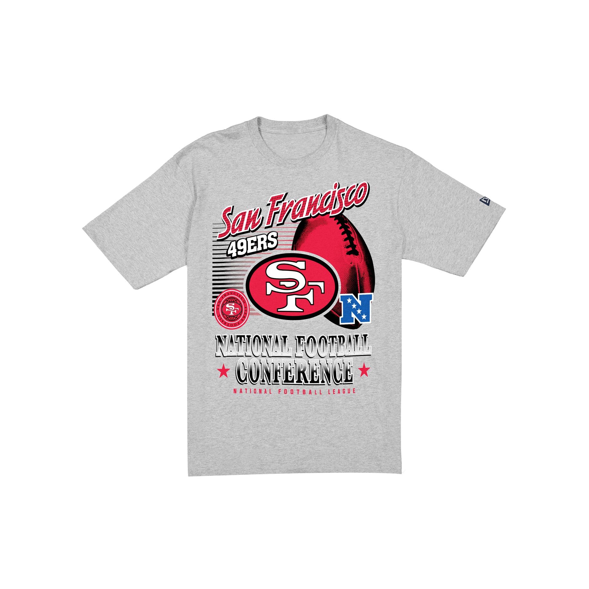San Francisco 49ers Sport Classics Heather Gray Short-Sleeve T-Shirt ...