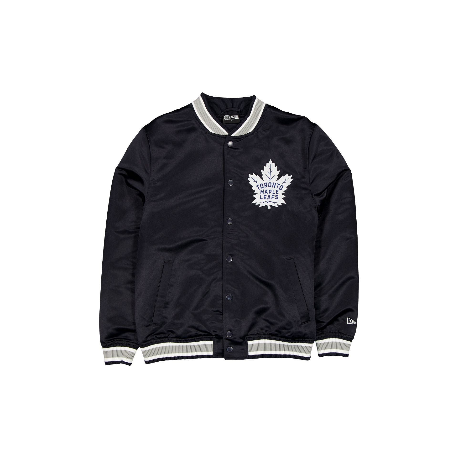 Toronto Maple Leafs Sport Classics Navy Satin Jacket – New Era Cap