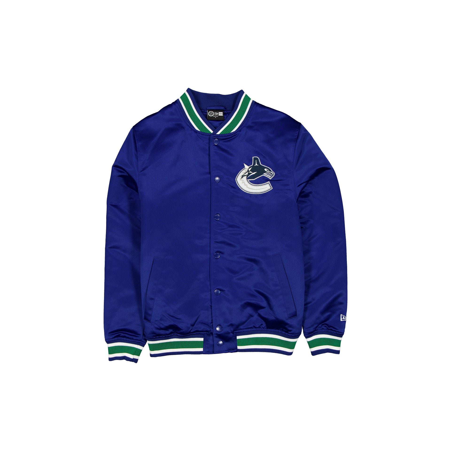 Vancouver Canucks Sport Classics Blue Satin Jacket – New Era Cap