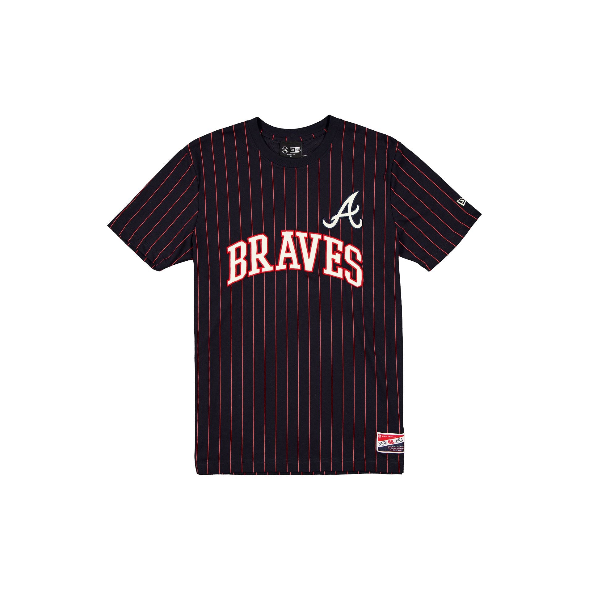 Atlanta Braves Throwback Retro Pinstripe T-Shirt – New Era Cap