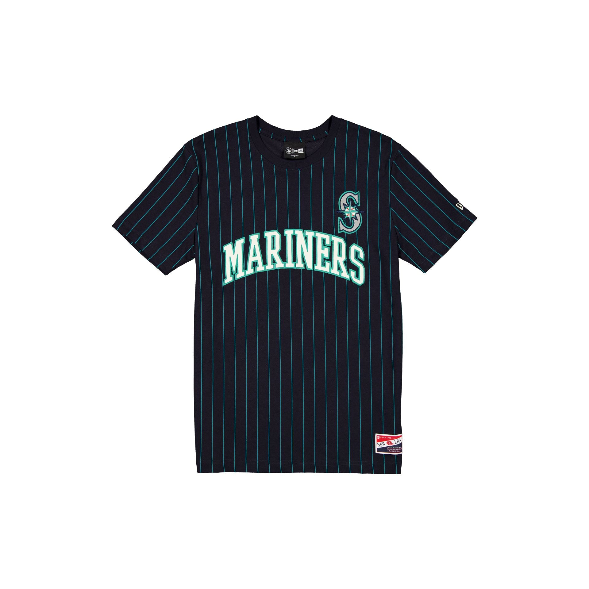 Seattle Mariners Throwback Retro Pinstripe T-Shirt – New Era Cap