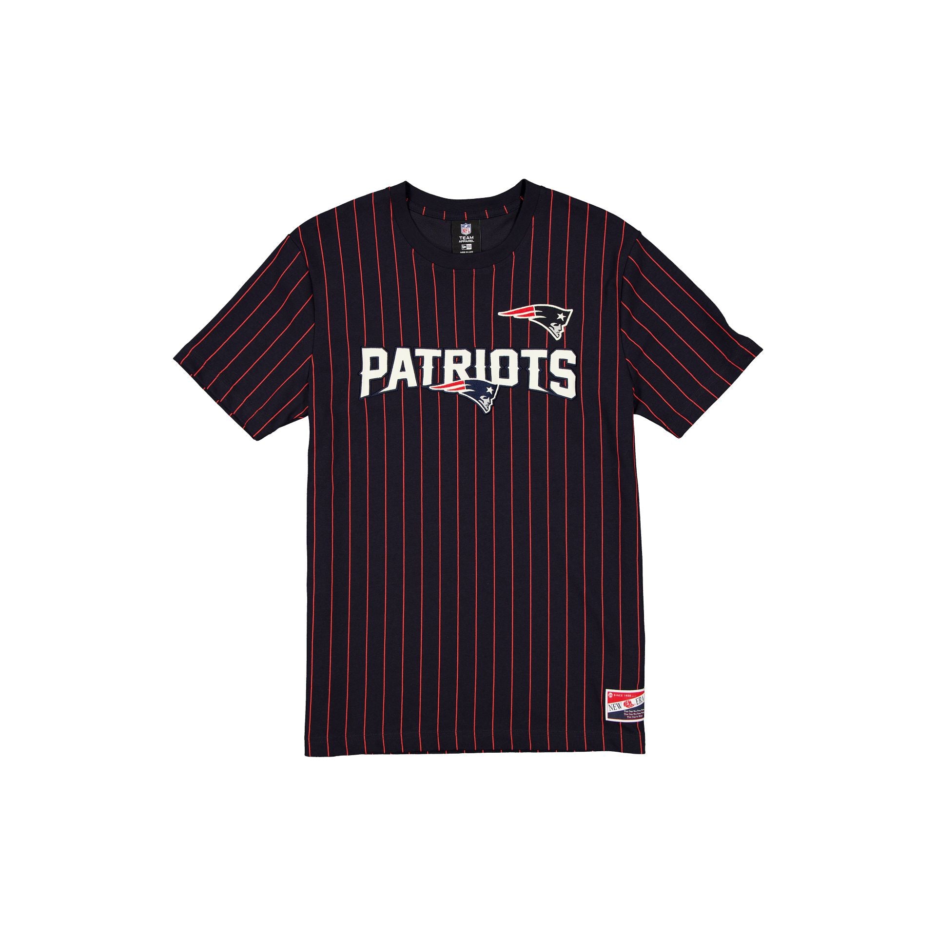 New England Patriots Throwback Retro Pinstripe T-Shirt – New Era Cap