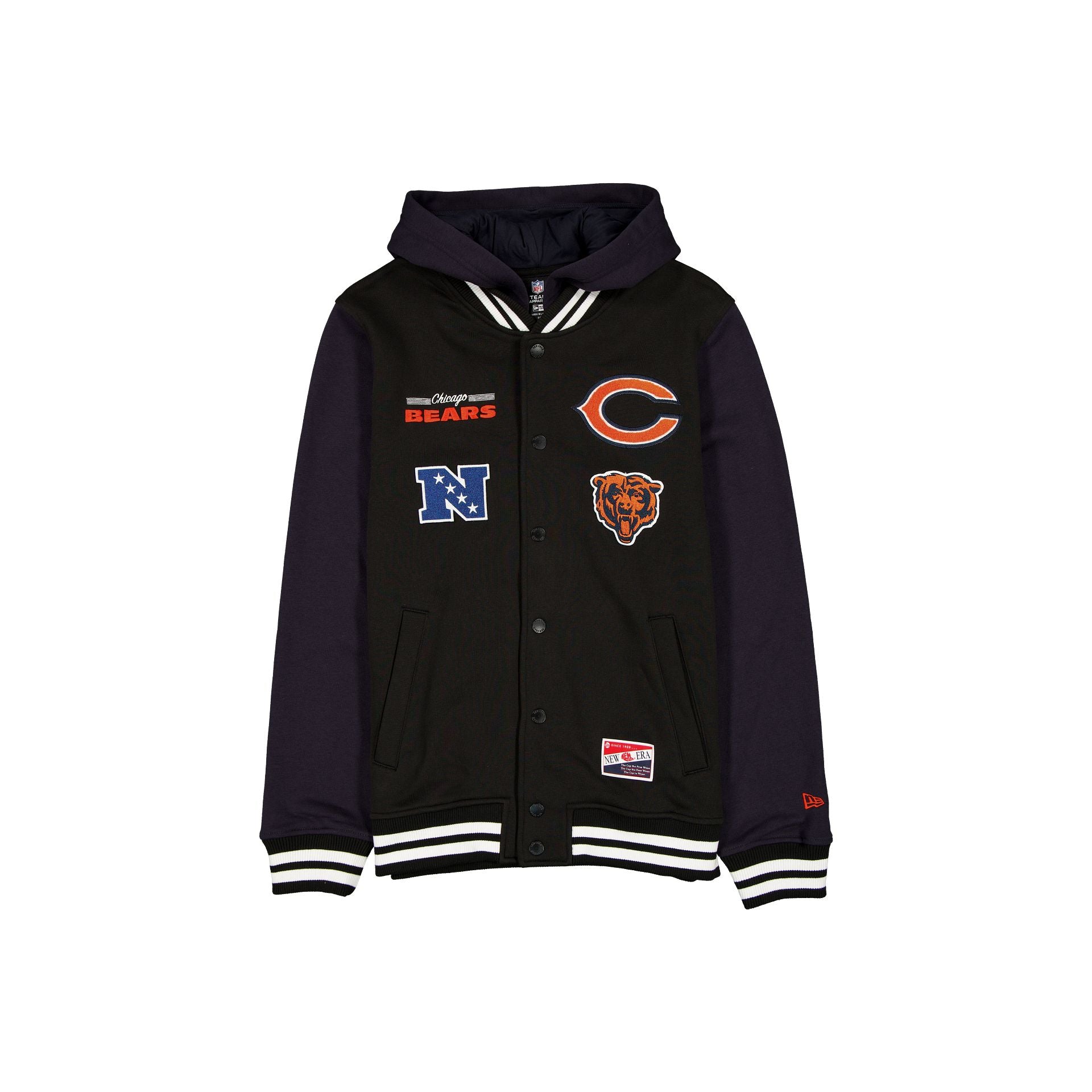 Chicago Bears Throwback Black Jacket – New Era Cap