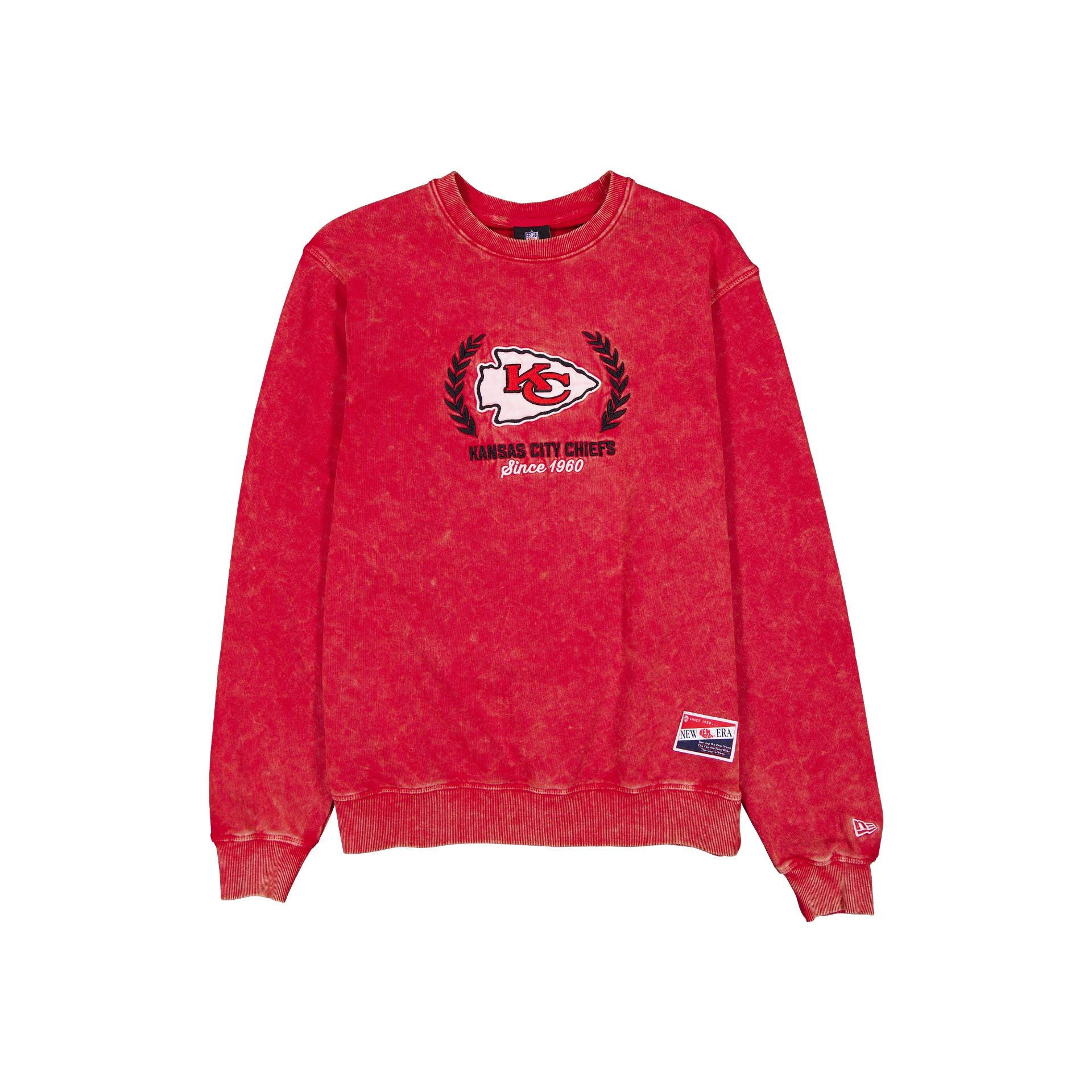 Kansas City Chiefs Throwback Washed Crewneck – New Era Cap