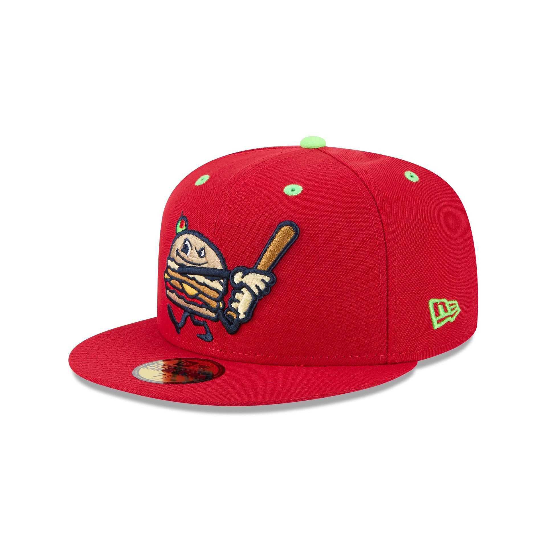 Akron RubberDucks Theme Night Red 59FIFTY Fitted Hat – New Era Cap