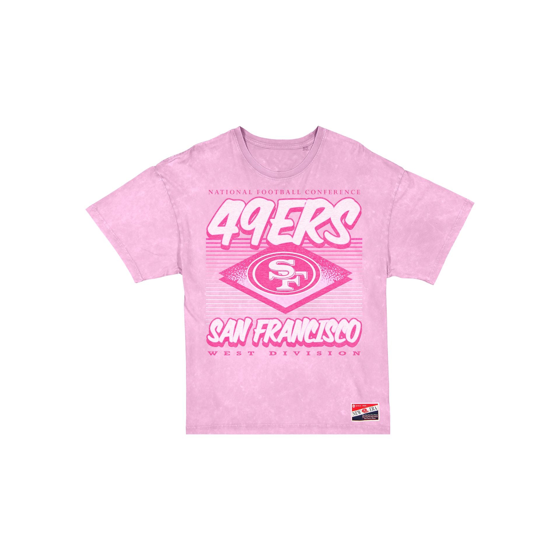 San Francisco 49ers Throwback Women's Pink T-Shirt – New Era Cap