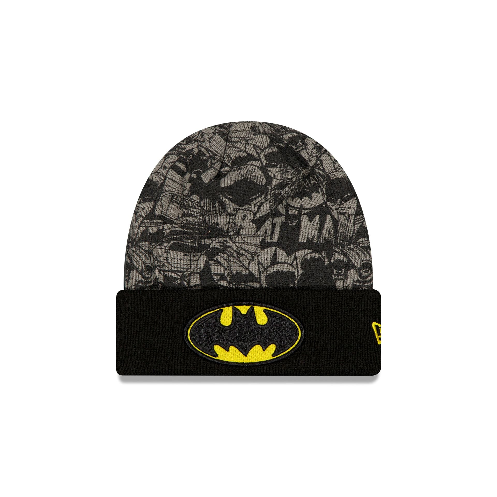 Batman Black Kids Cuff Knit Hat – New Era Cap