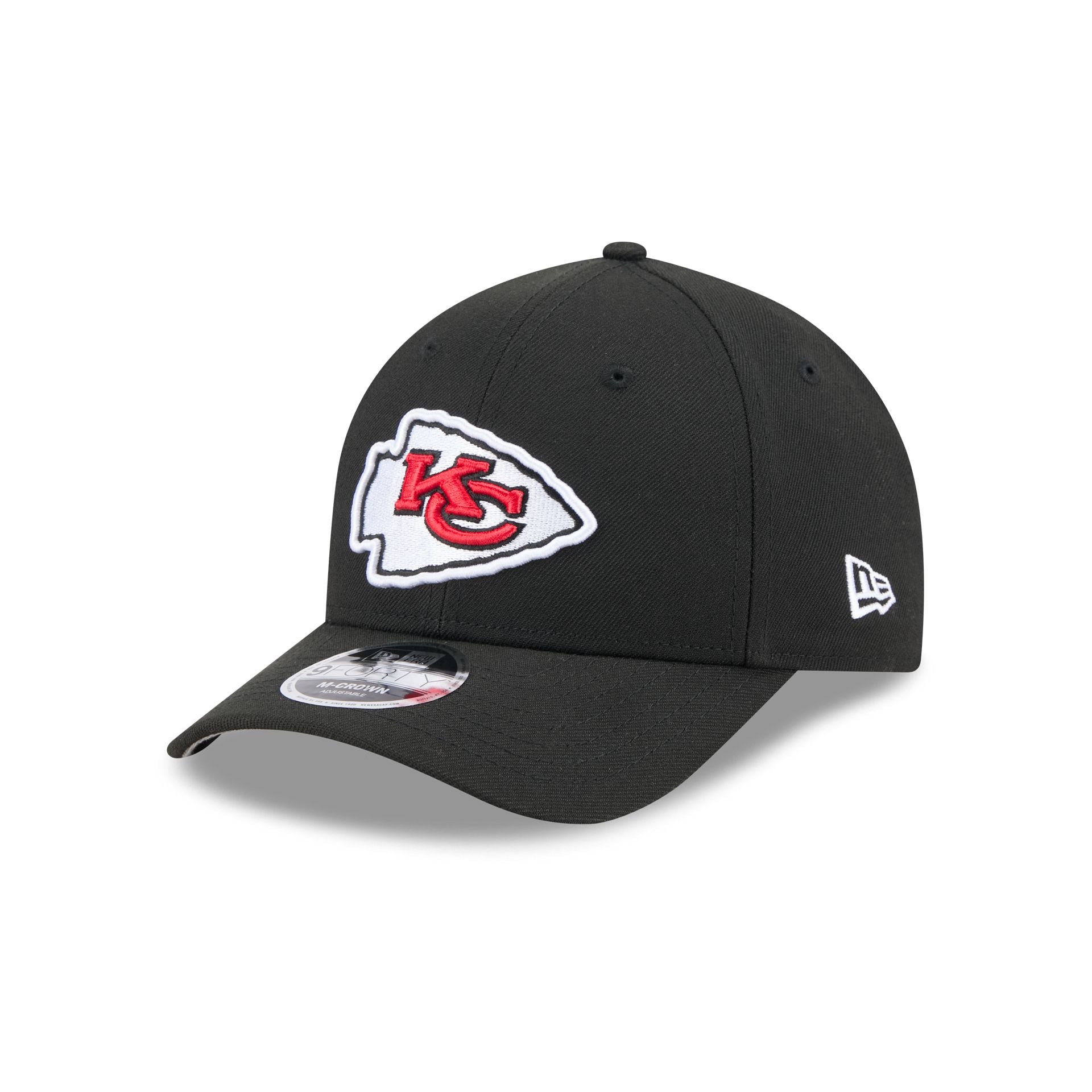 Kansas City Chiefs Team Black 9FORTY M-Crown Snapback Hat – New Era Cap