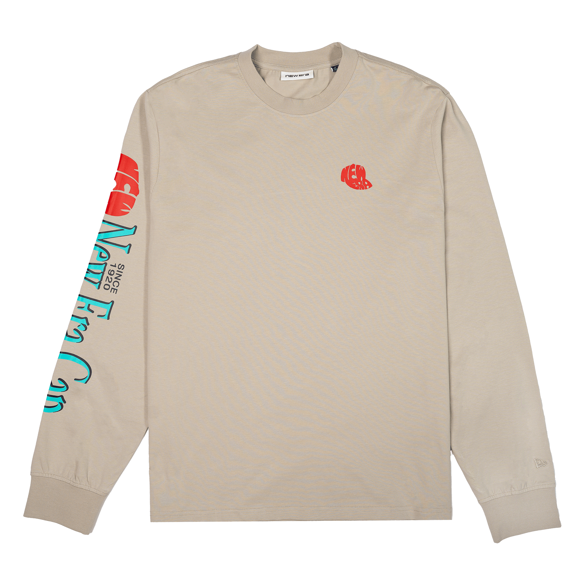 New Era Branded Lock Up '87 Abbey Stone Long Sleeve T-Shirt – New Era Cap