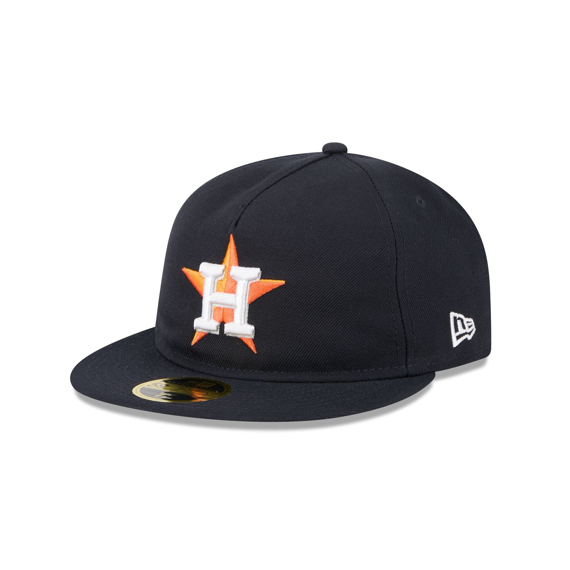 Houston Astros Easy Retro Crown 59FIFTY A-Frame Fitted Hat – New Era Cap