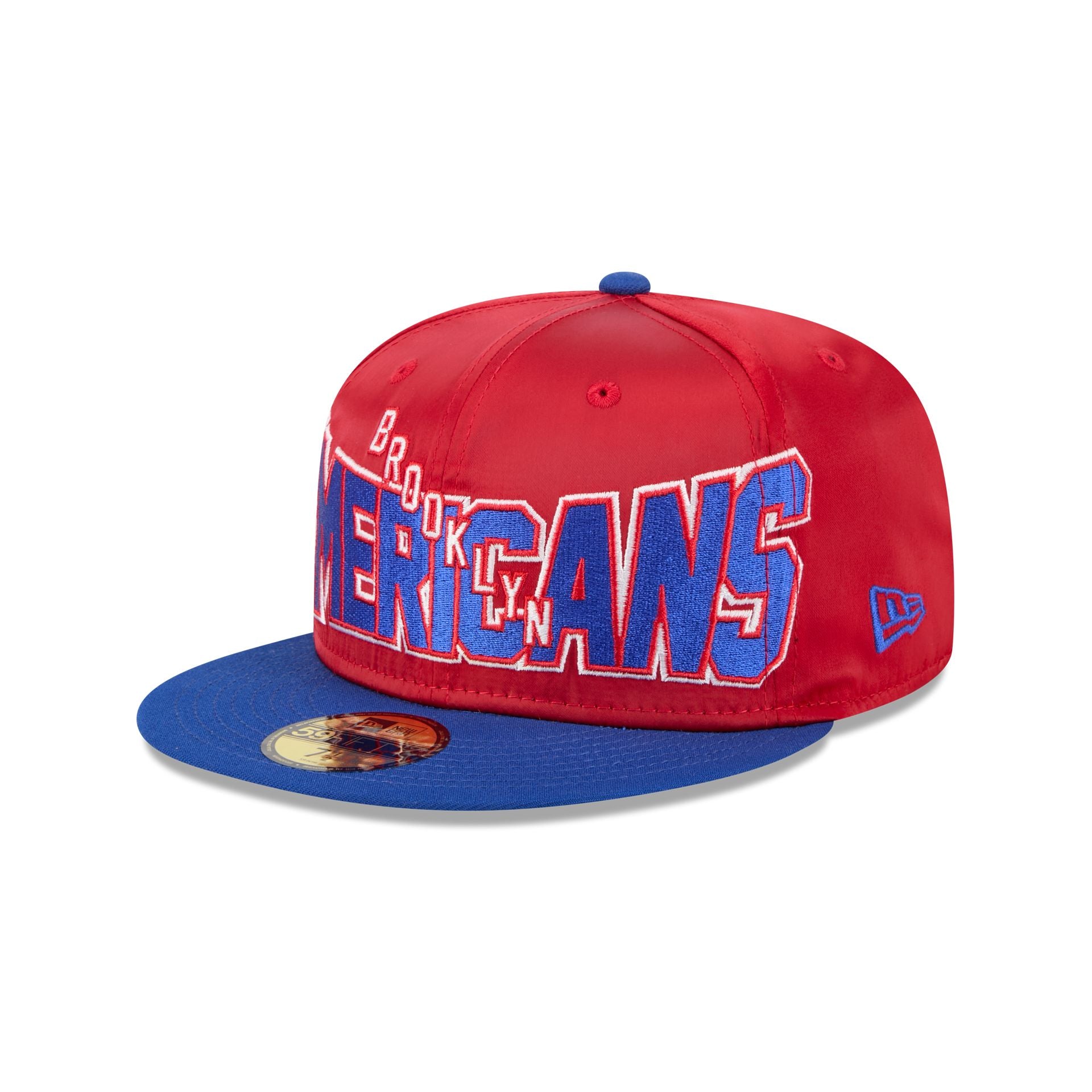 Brooklyn Americans Bold Satin 59FIFTY Fitted Hat – New Era Cap