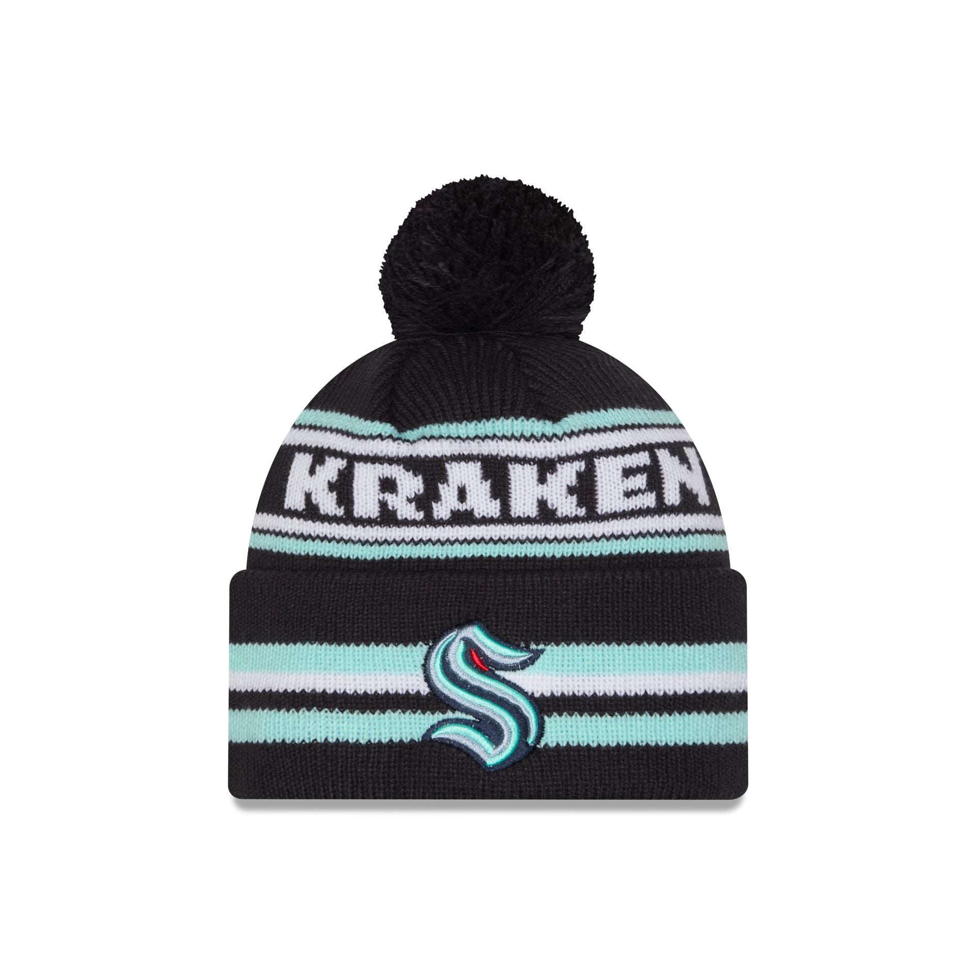 Seattle Kraken Classic Pom Knit Hat – New Era Cap