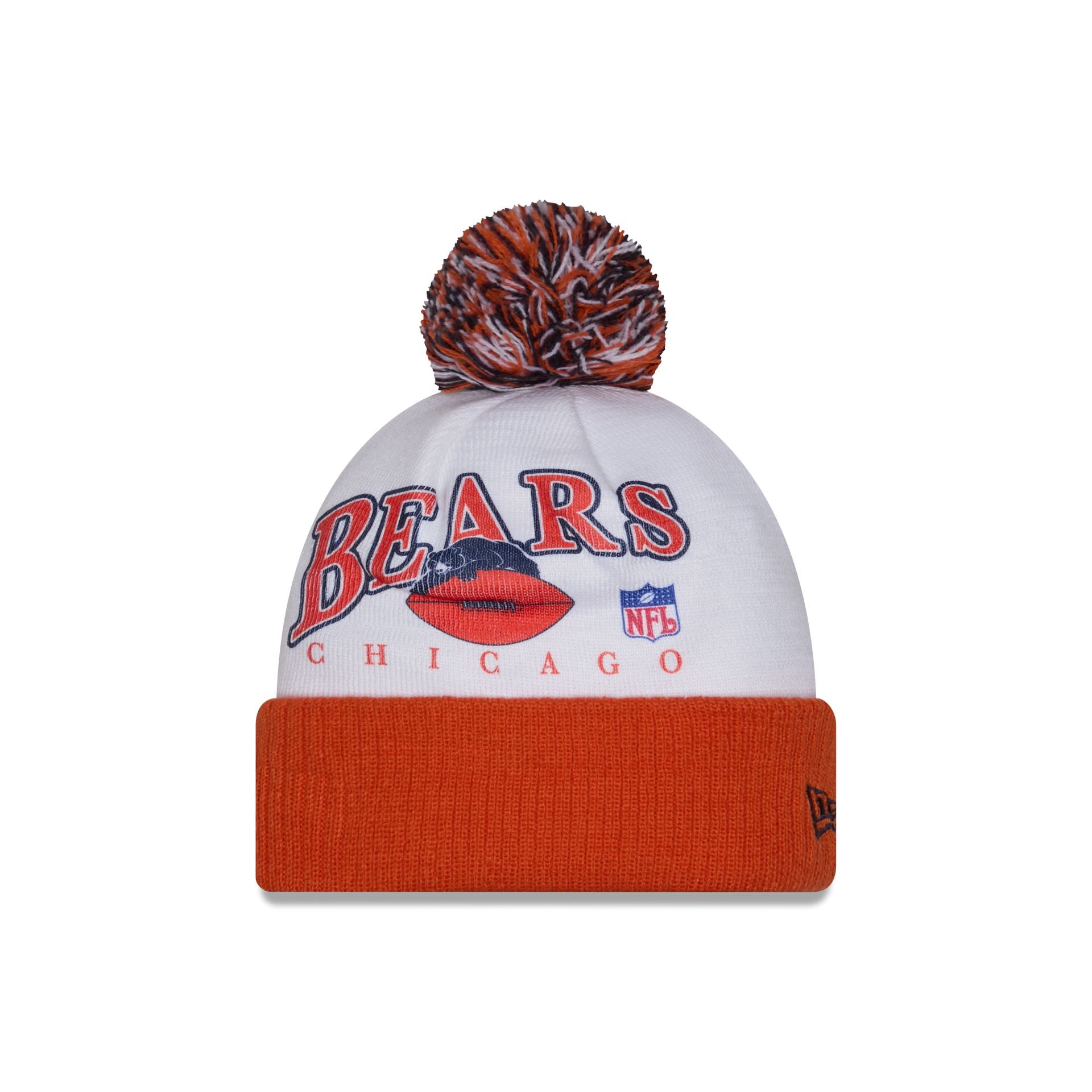 Chicago Bears Spirit Pom Knit Hat – New Era Cap