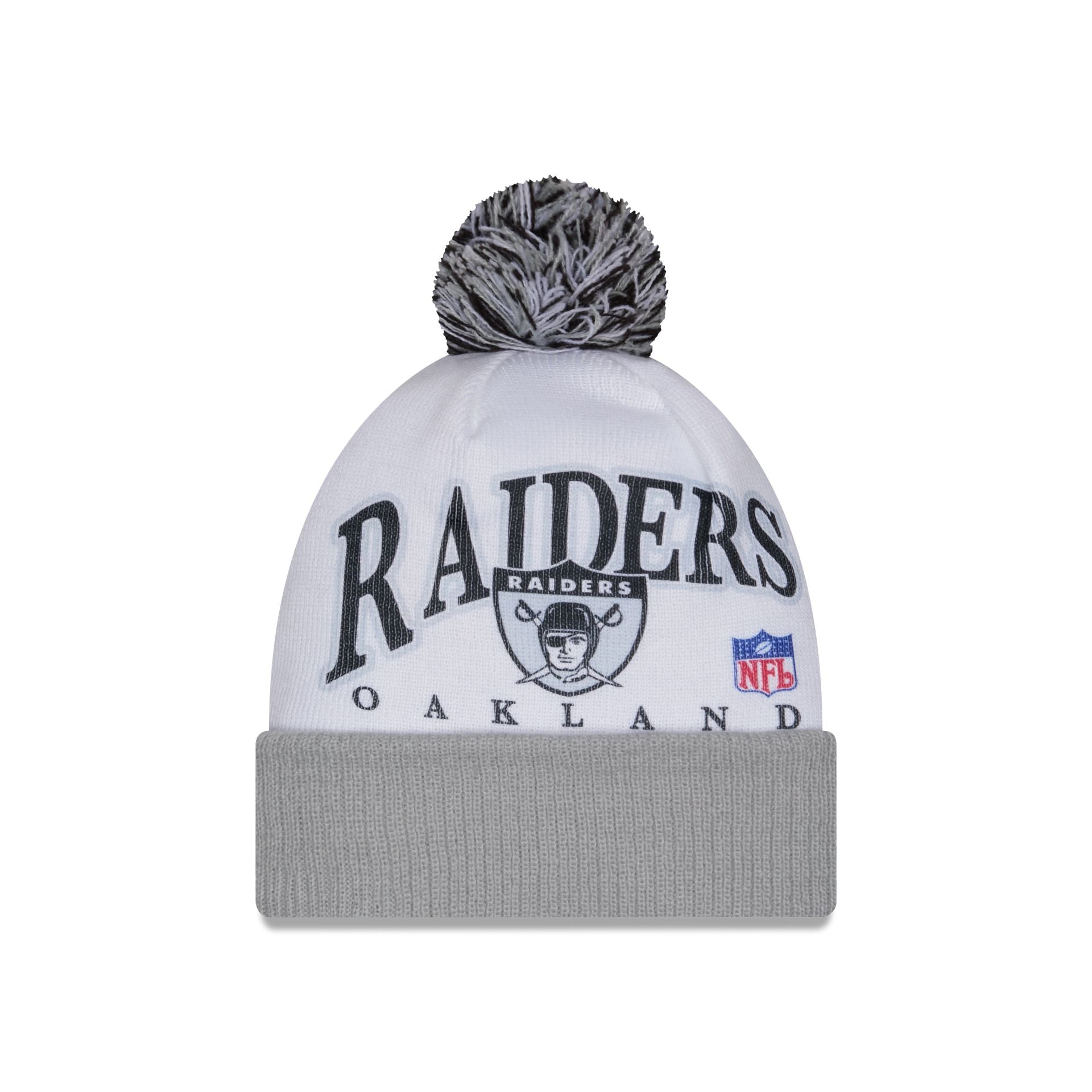 Las Vegas Raiders Spirit Pom Knit Hat – New Era Cap