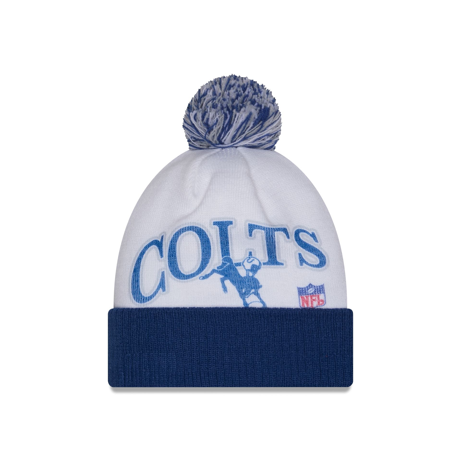 Indianapolis Colts Spirit Pom Knit Hat – New Era Cap