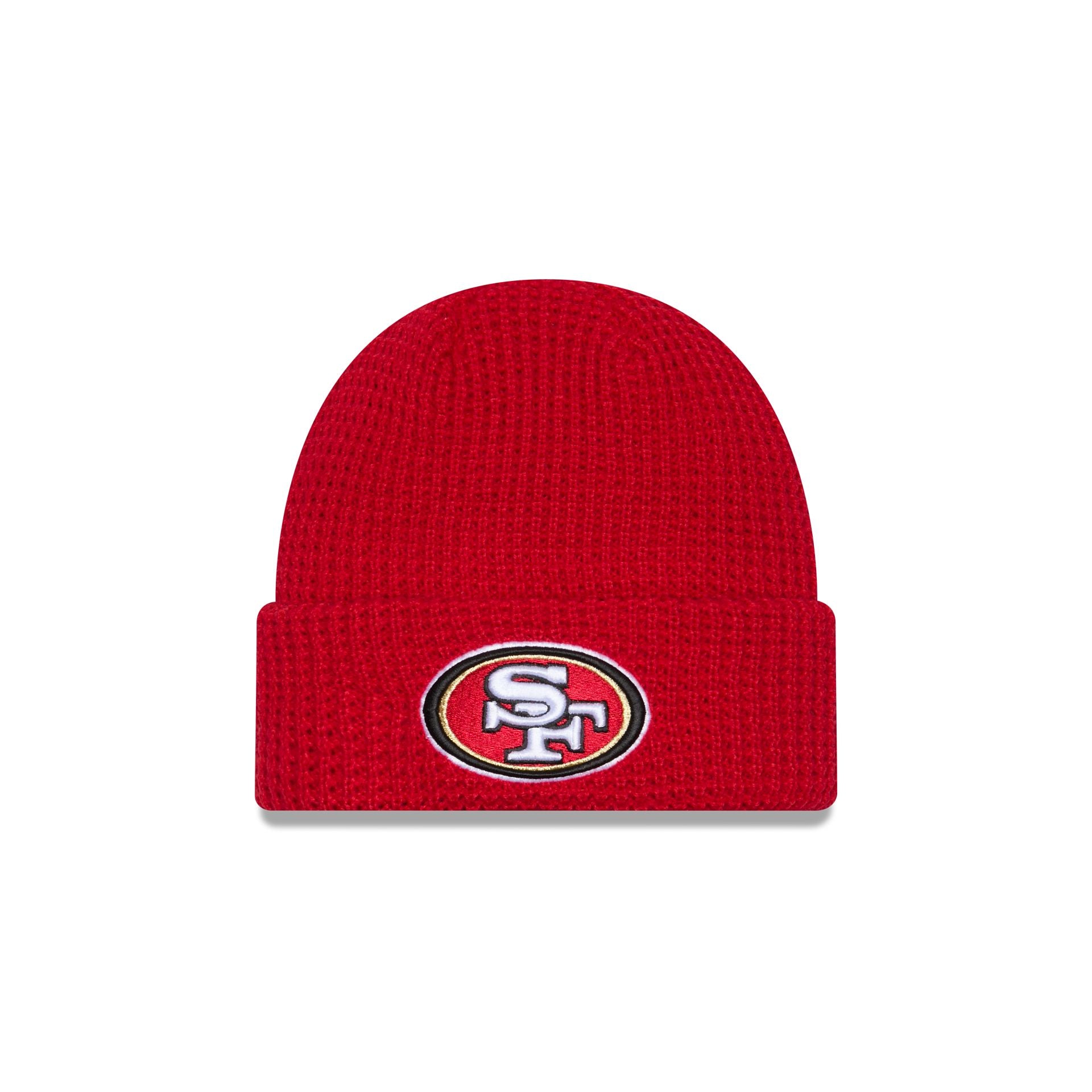 San Francisco 49ers Waffle Stitch Knit Beanie Hat – New Era Cap