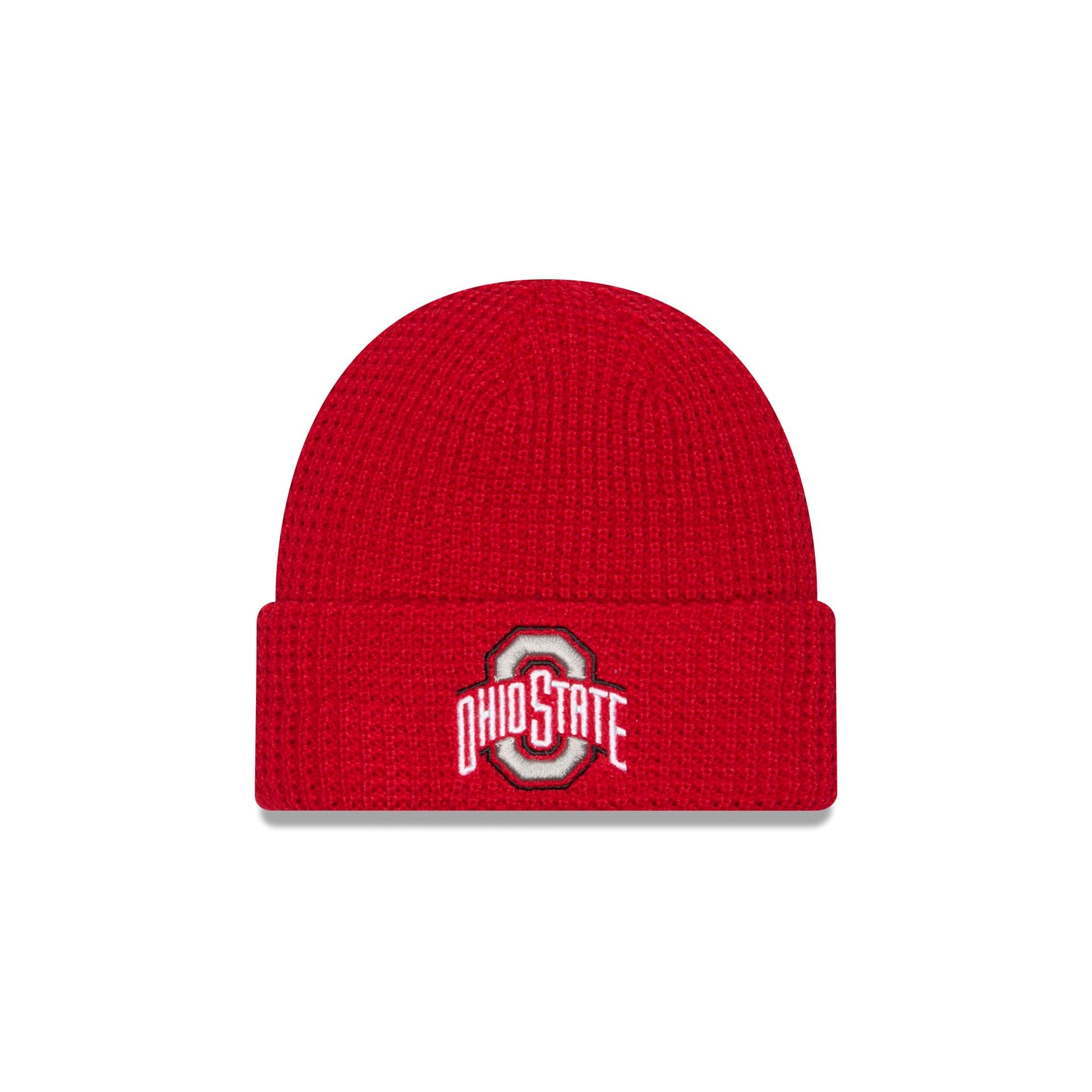 Ohio State Buckeyes Waffle Stitch Knit Beanie Hat – New Era Cap