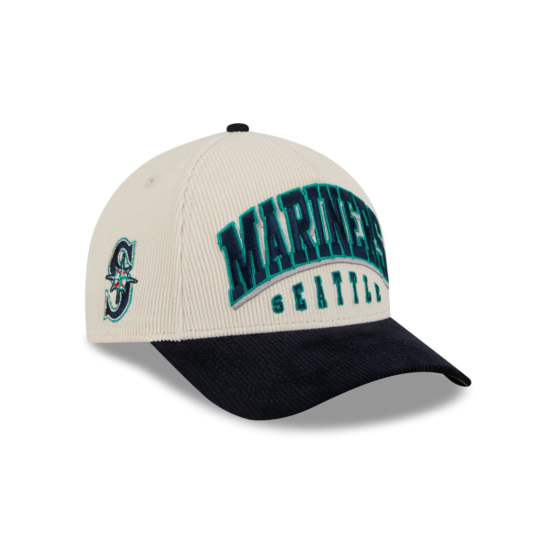 Seattle Mariners Stacked Corduroy 9FORTY M-Crown A-Frame Snapback Hat ...