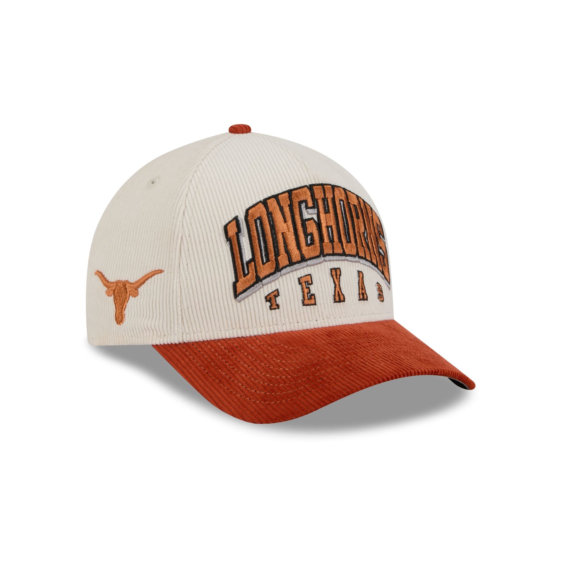 Texas Longhorns Stacked Corduroy 9FORTY M-Crown A-Frame Snapback Hat ...