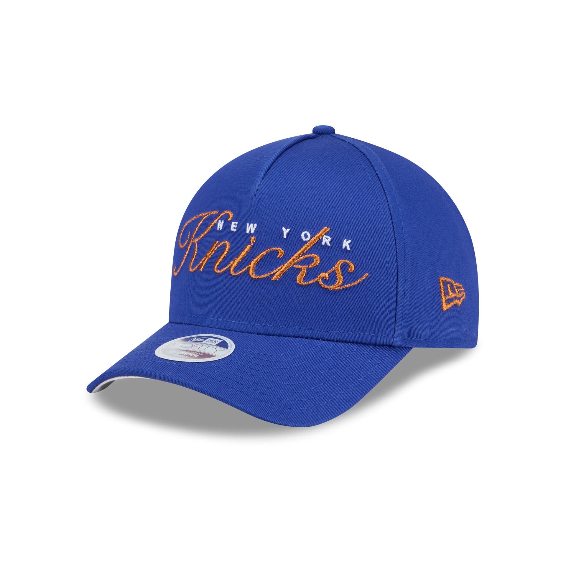 New York Knicks Metallic Women's 9FORTY M-Crown A-Frame Snapback Hat ...