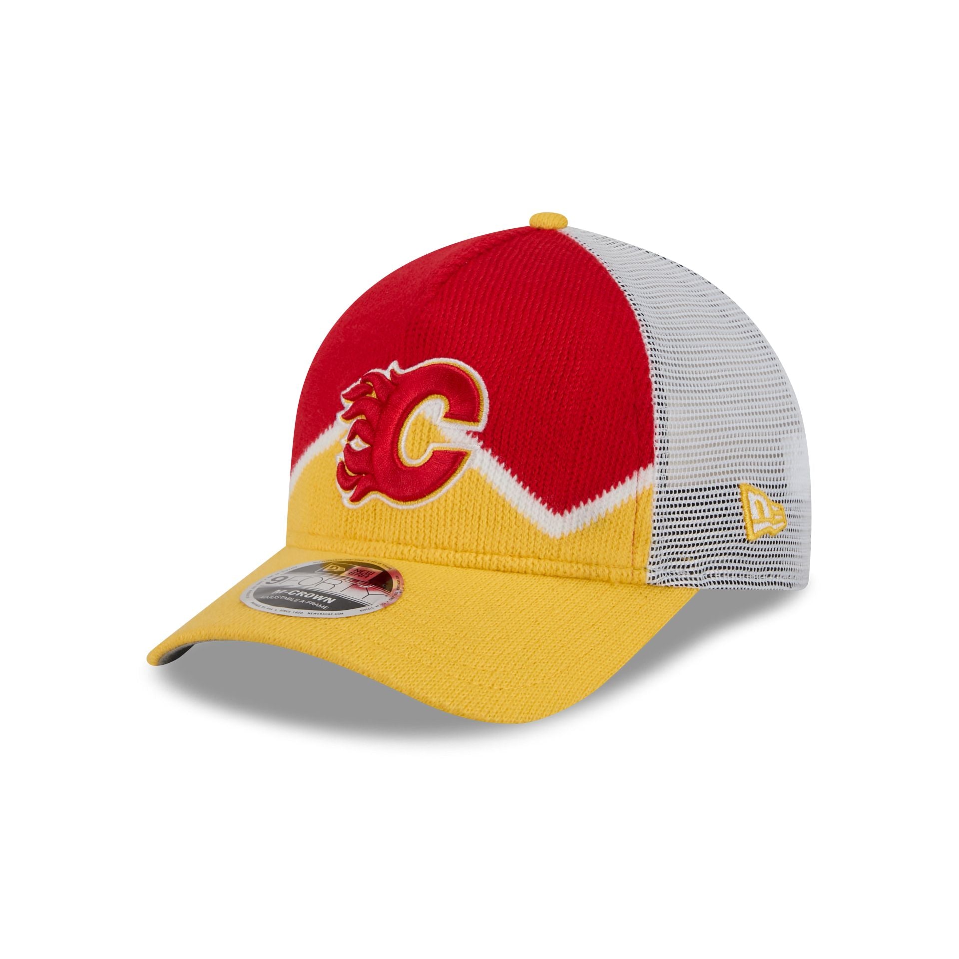 Calgary Flames Sock 9FORTY M-Crown A-Frame Trucker Hat – New Era Cap