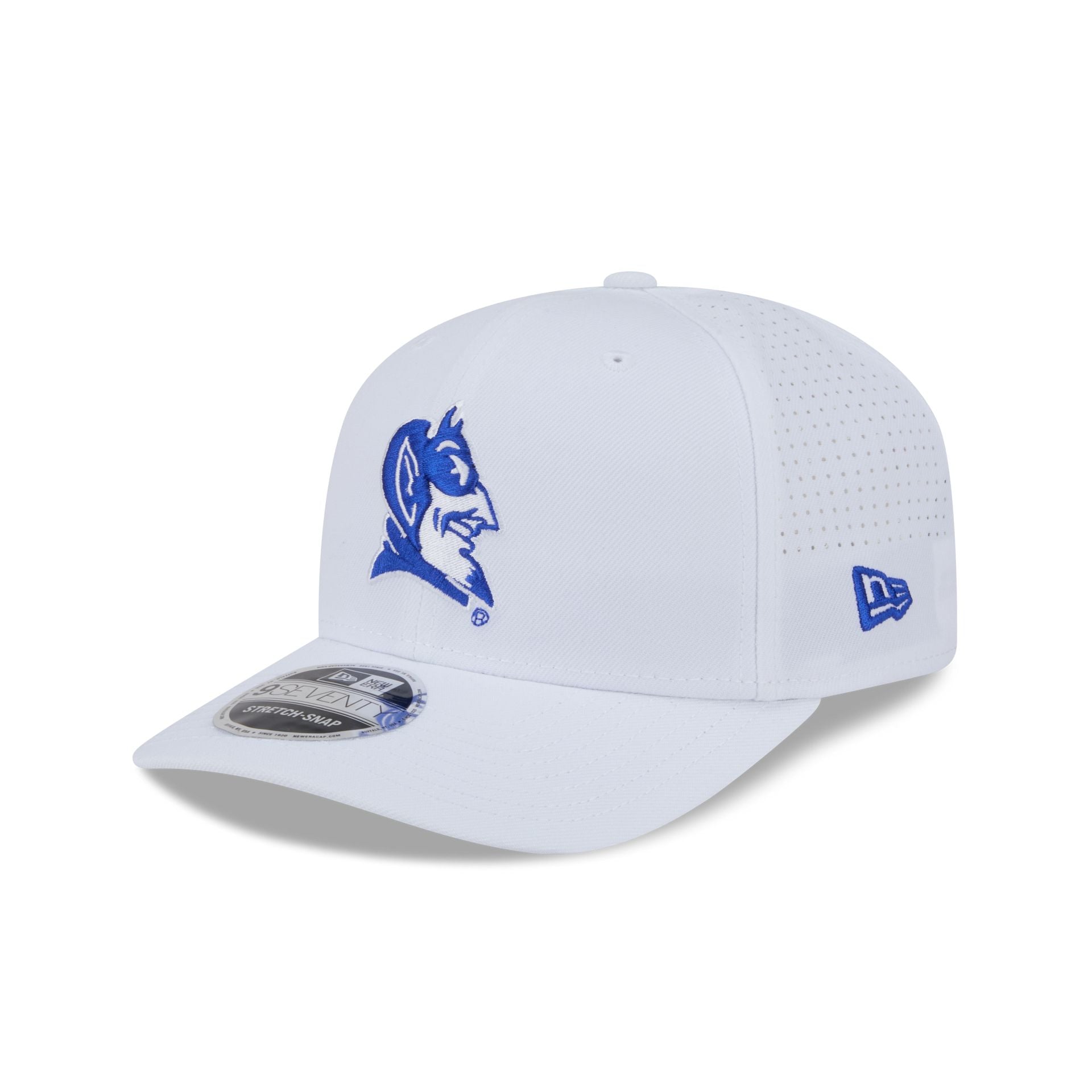 Duke Blue Devils Optic White Performance 9SEVENTY Stretch-Snap Hat ...