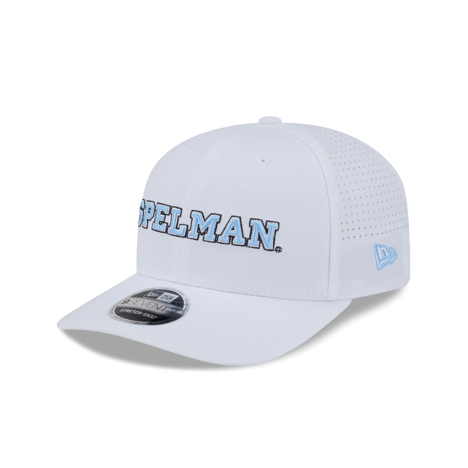 Spelman Jaguars Optic White Performance 9SEVENTY Stretch-Snap Hat – New ...