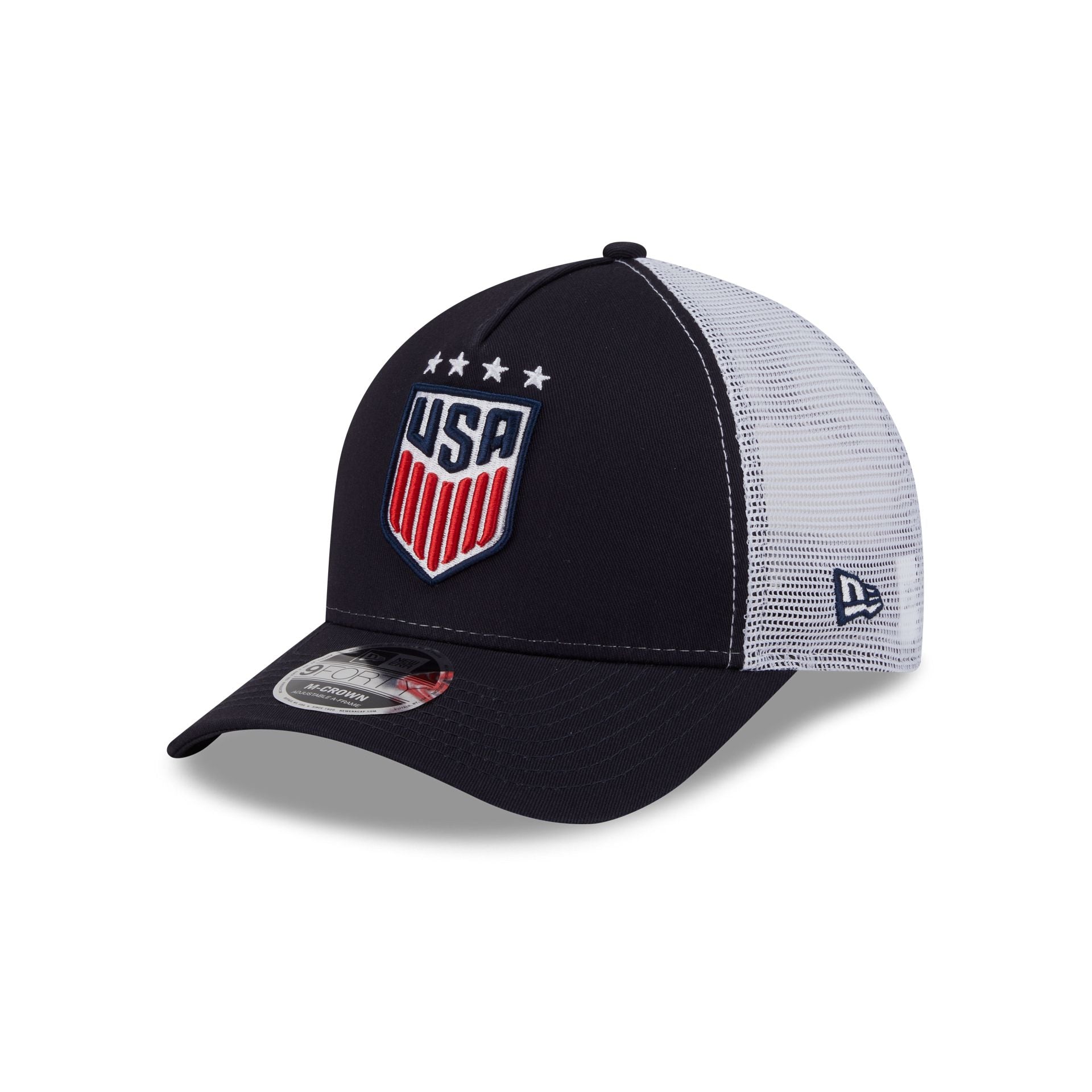U.S. Soccer Women's National Team Navy 9FORTY M-Crown A-Frame Trucker ...