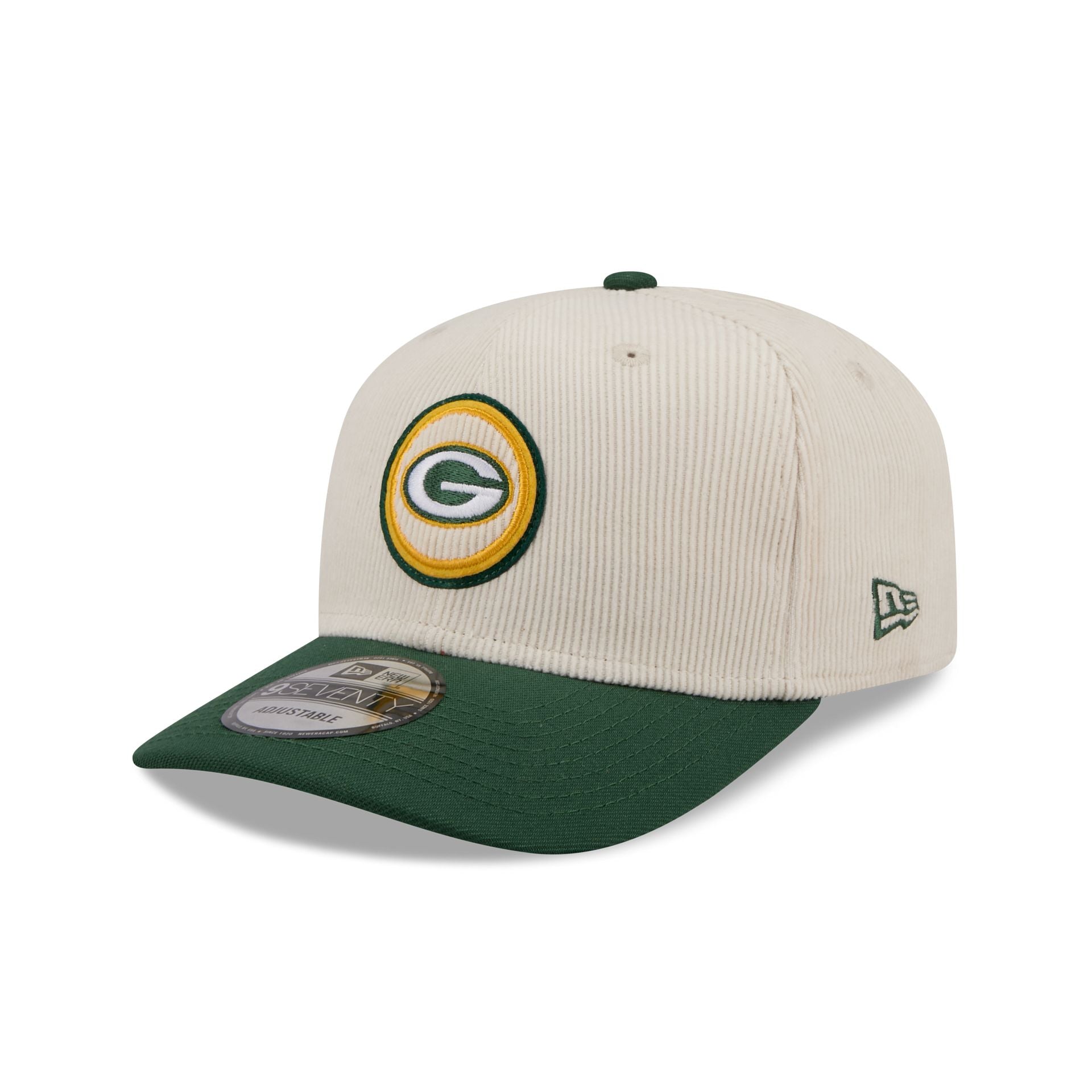 Green Bay Packers Loyal Corduroy 9SEVENTY Stretch-Snap Hat – New Era Cap