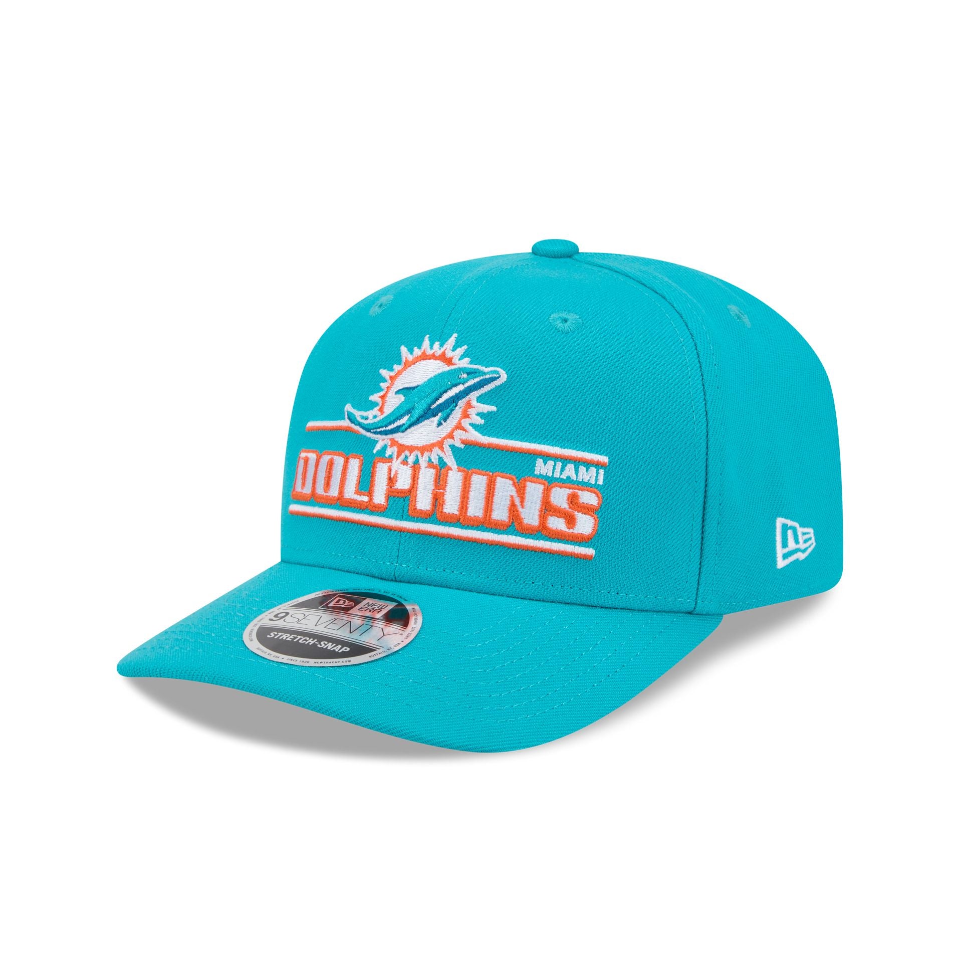 Miami Dolphins Stated 9SEVENTY Stretch-Snap Hat – New Era Cap