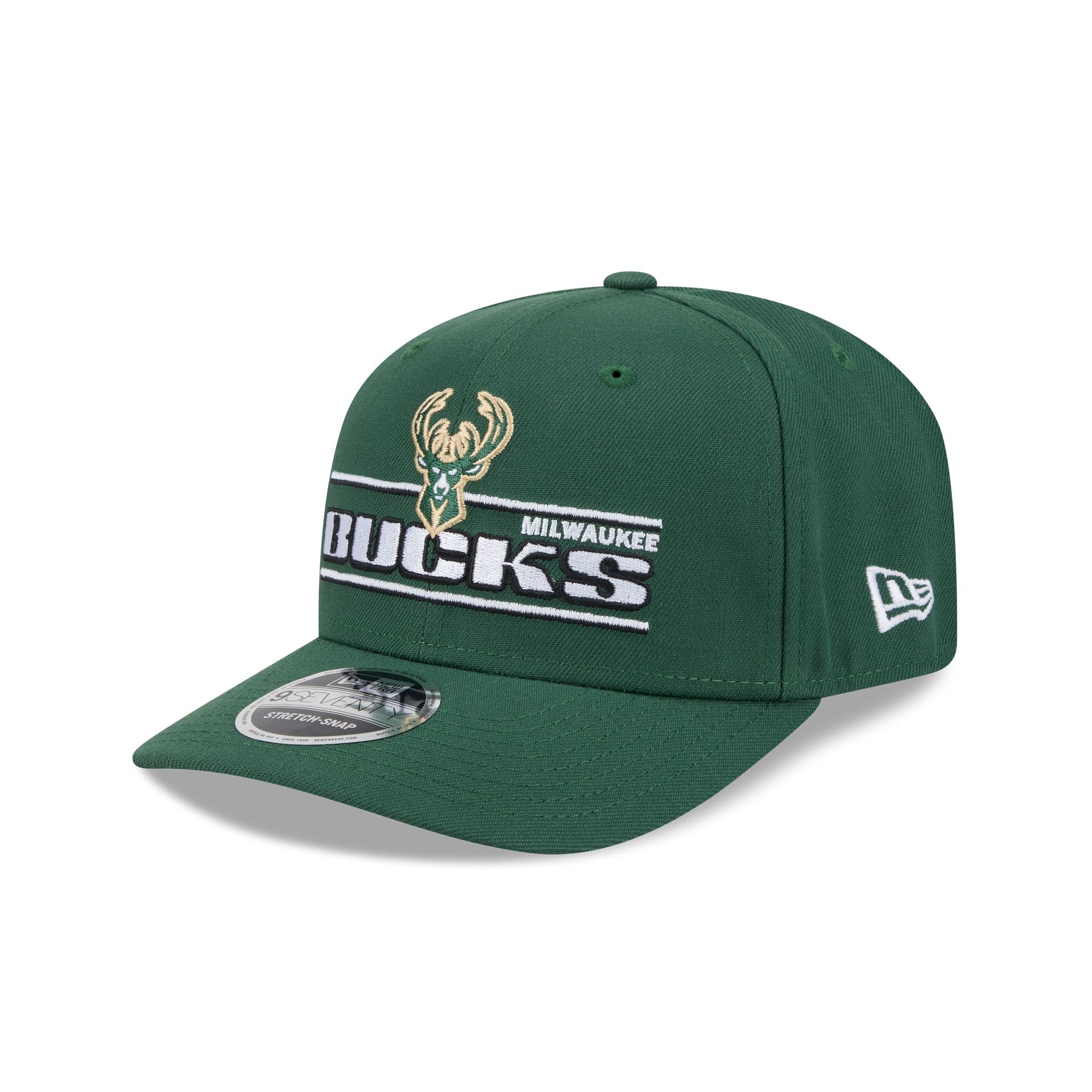 Milwaukee Bucks Stated 9SEVENTY Stretch-Snap Hat – New Era Cap