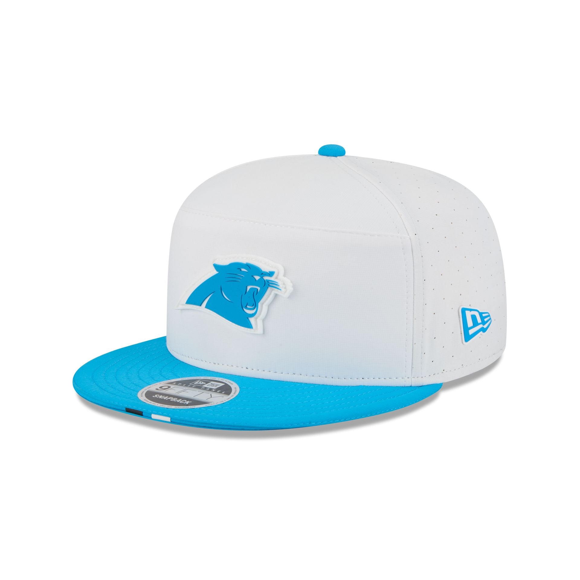 Carolina Panthers 2025 Training Split Panel 9FIFTY Snapback Hat – New ...