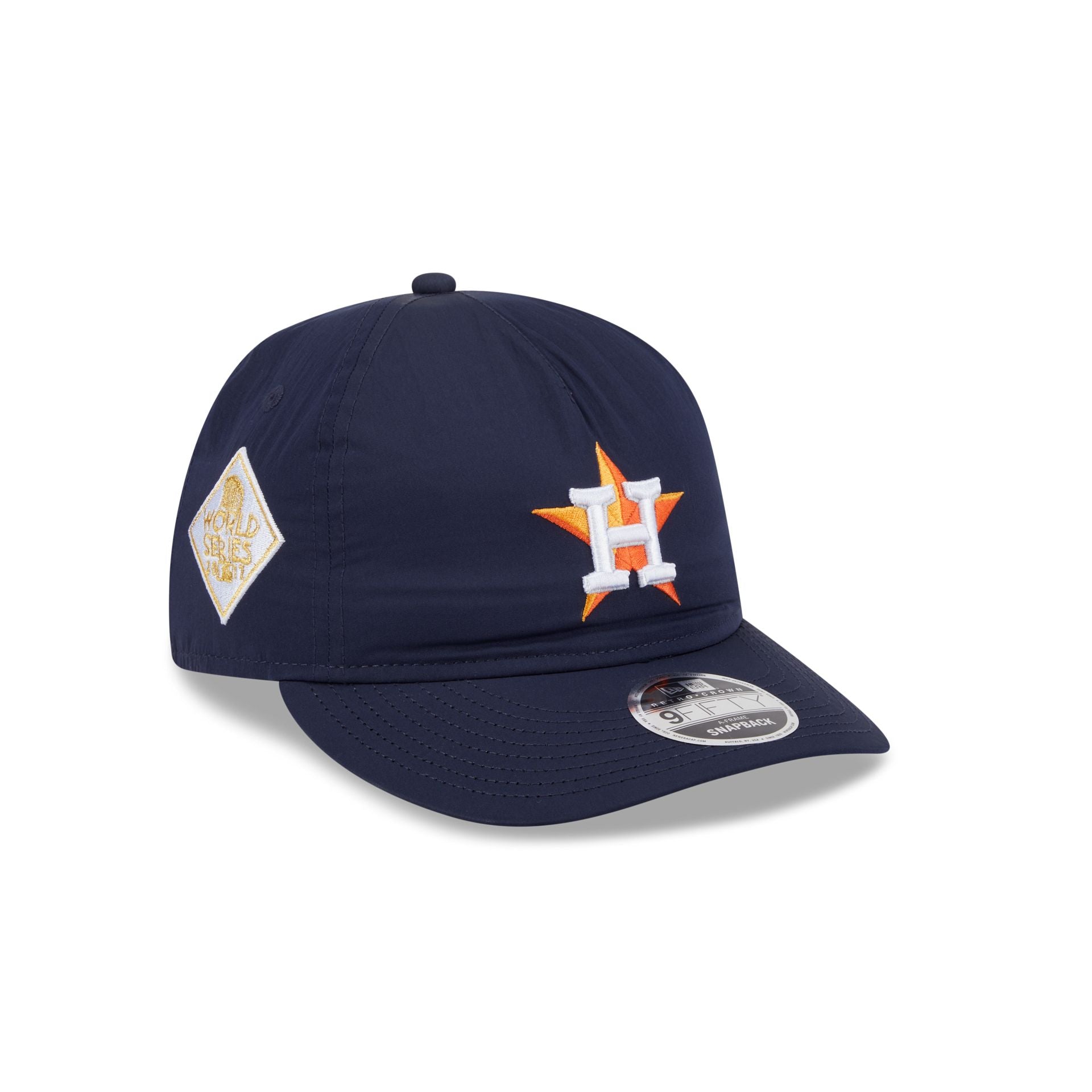 Houston Astros Nylon Retro Crown 9FIFTY A-Frame Snapback Hat – New Era Cap
