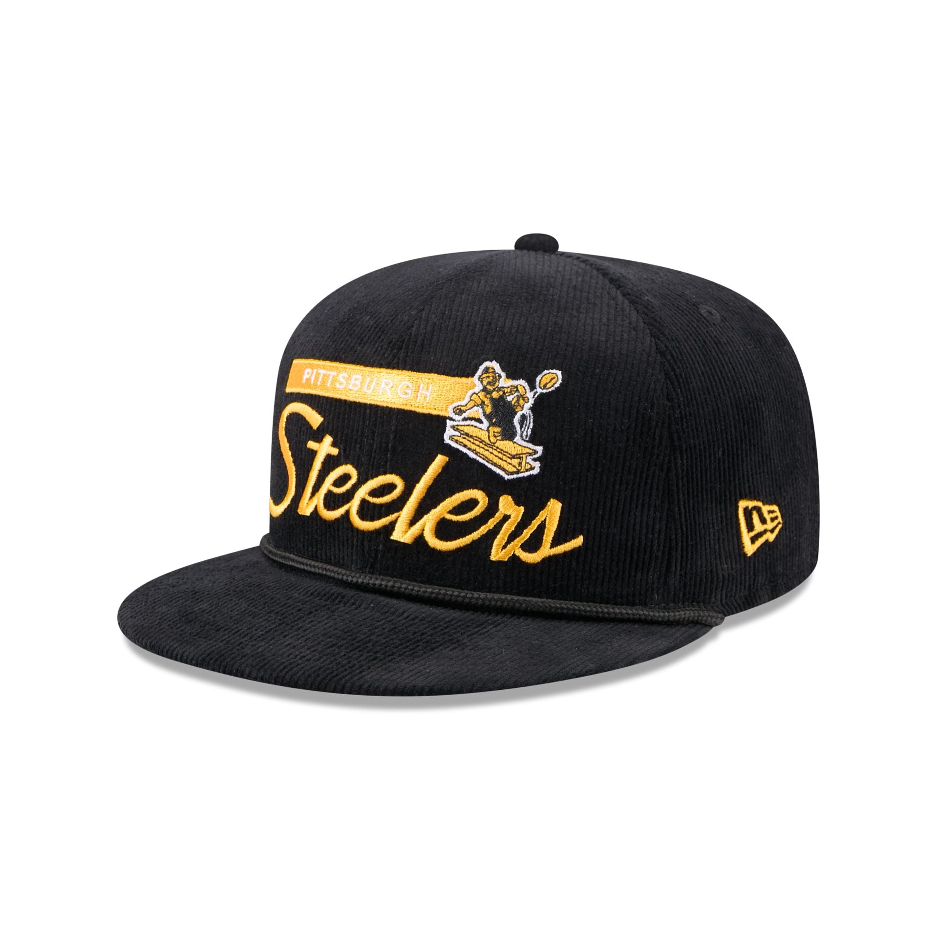 Pittsburgh Steelers Corduroy Rope 9FIFTY Snapback Hat – New Era Cap