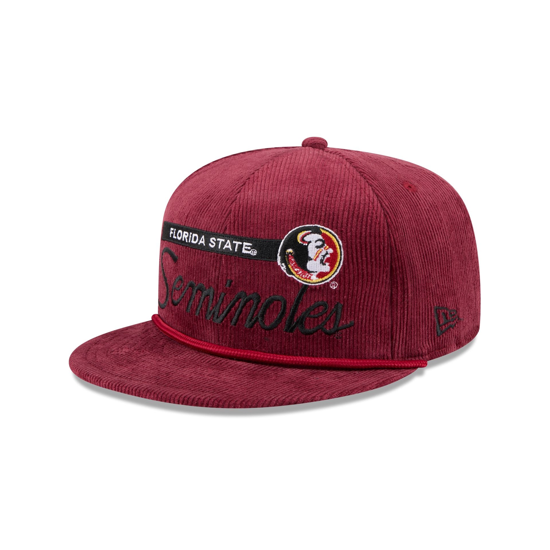 Florida State Seminoles College Vault Corduroy Rope 9FIFTY Snapback Ha ...
