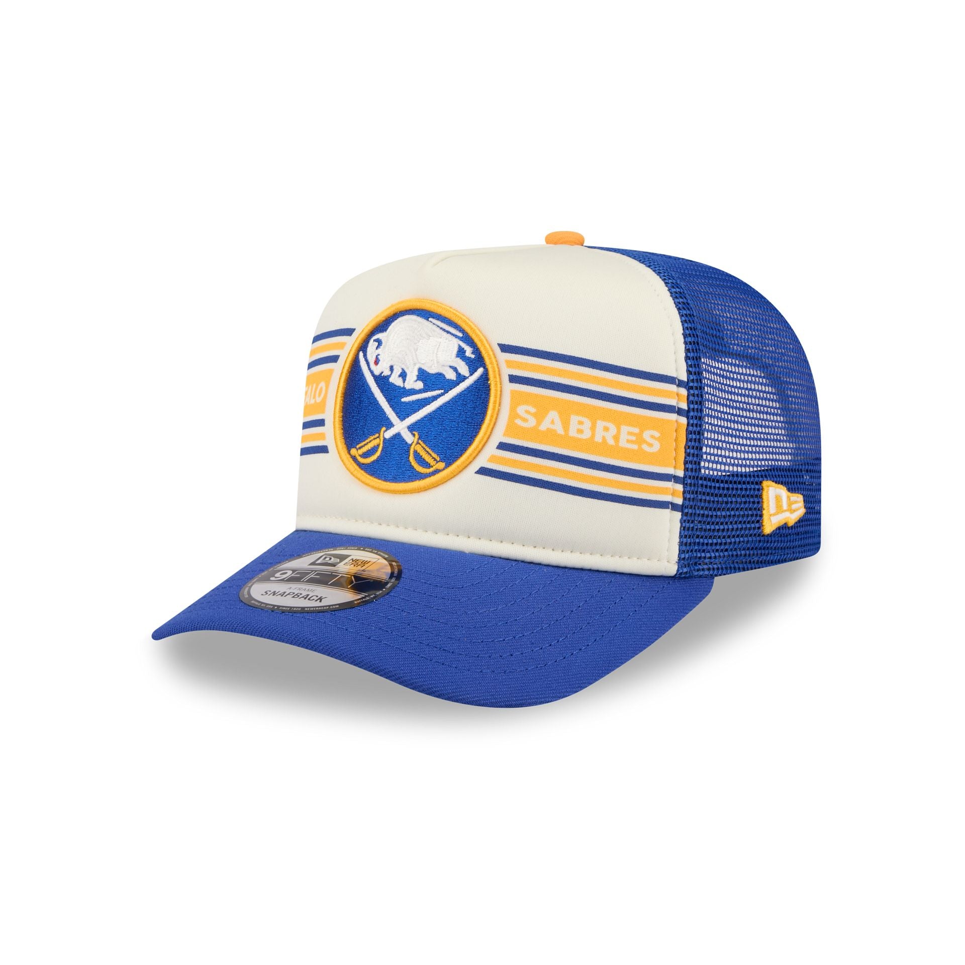 Buffalo Sabres Banner 9FIFTY A-Frame Trucker Hat – New Era Cap